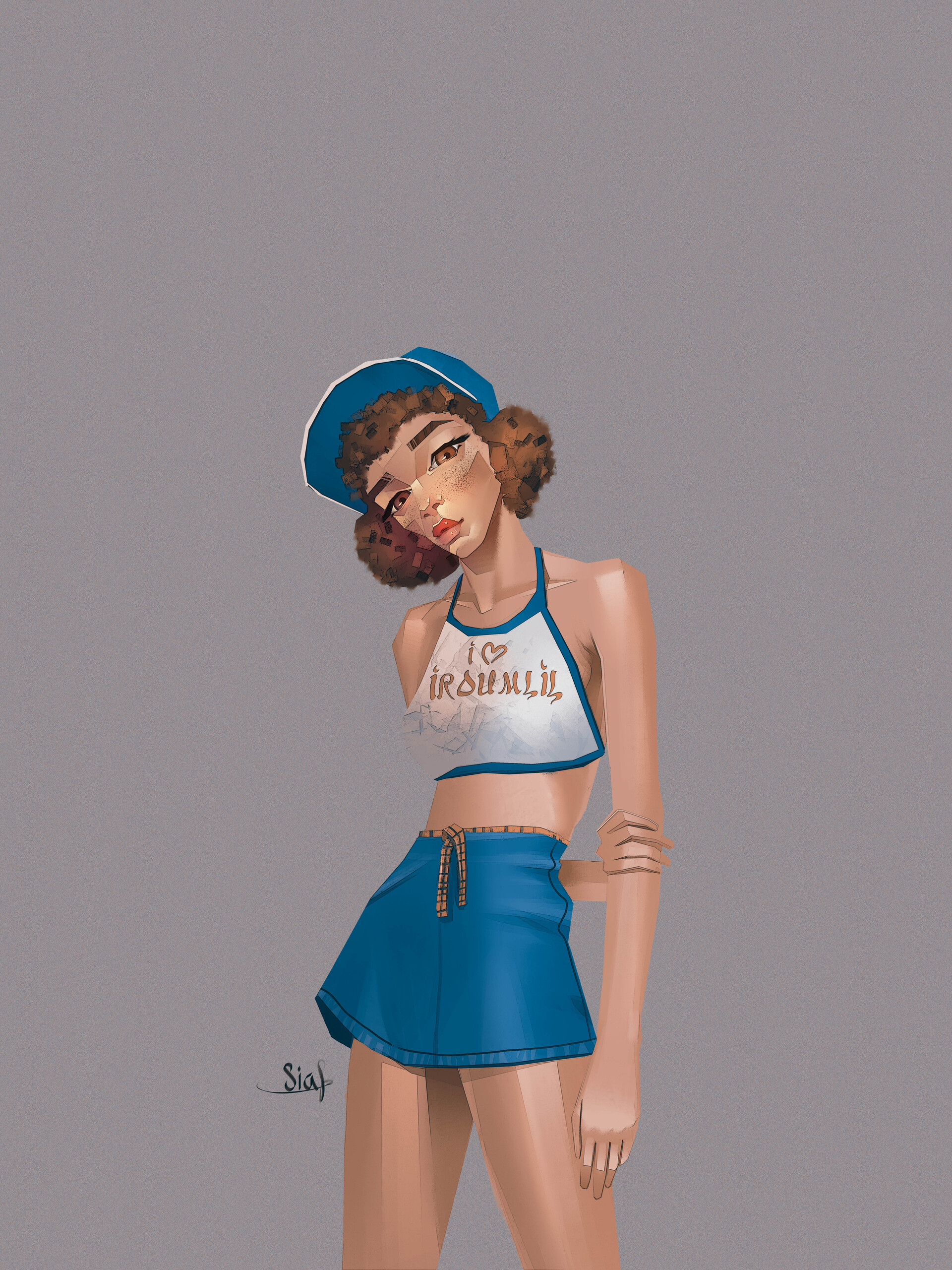 ArtStation - stylized girl Caracter