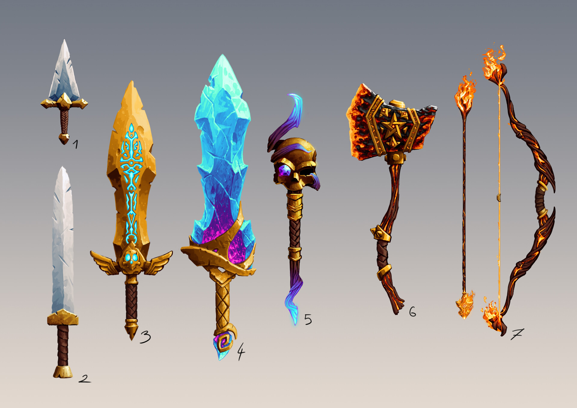 ArtStation - Medievil Weapon Design