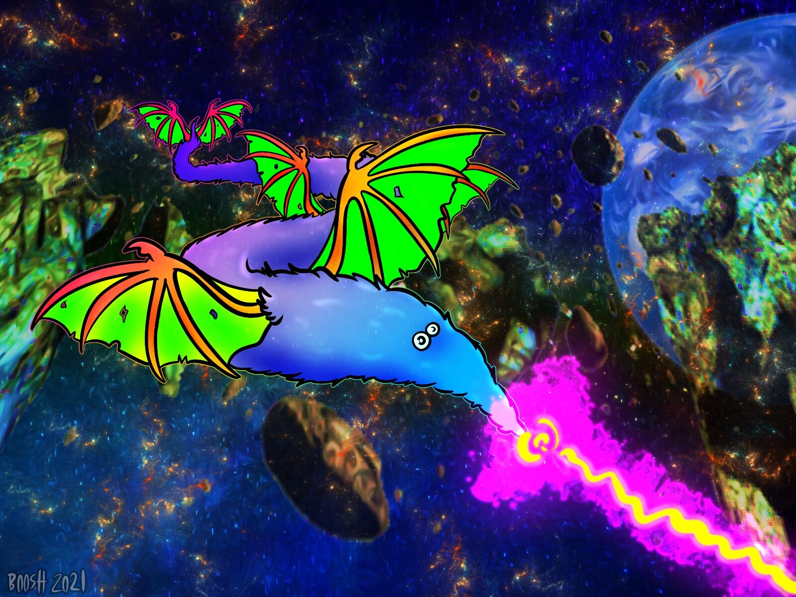 ArtStation - Wyrm on string