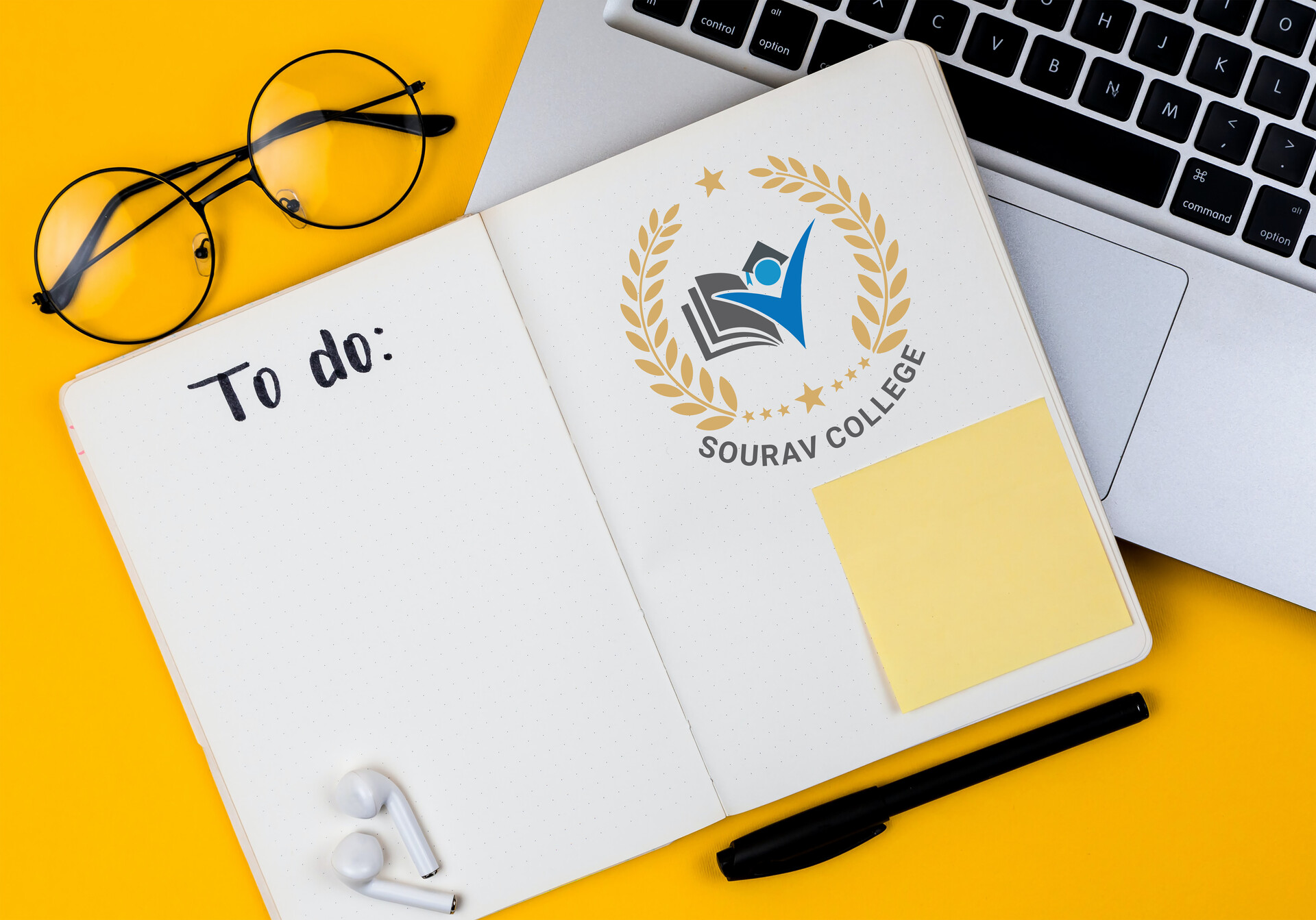 ArtStation - study logo for school,collage,university with note