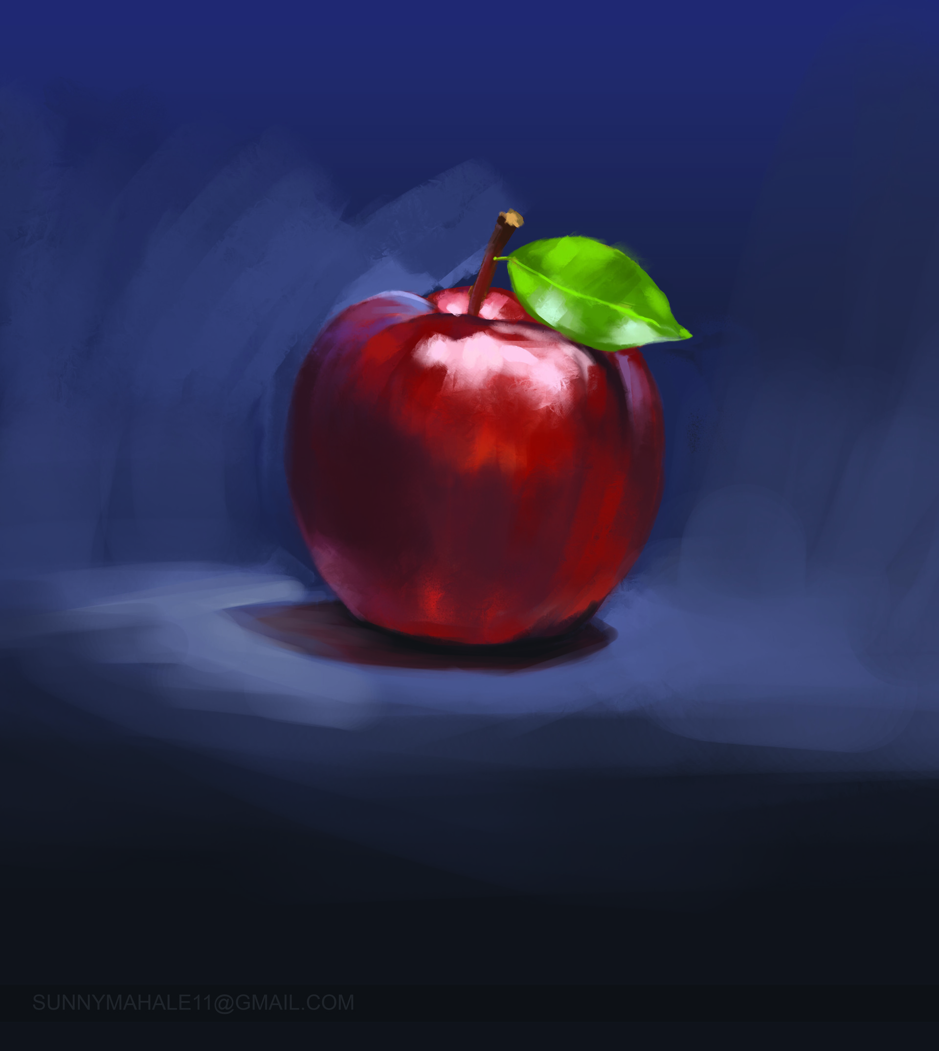 ArtStation - #StillLifeStudy#Apple#01