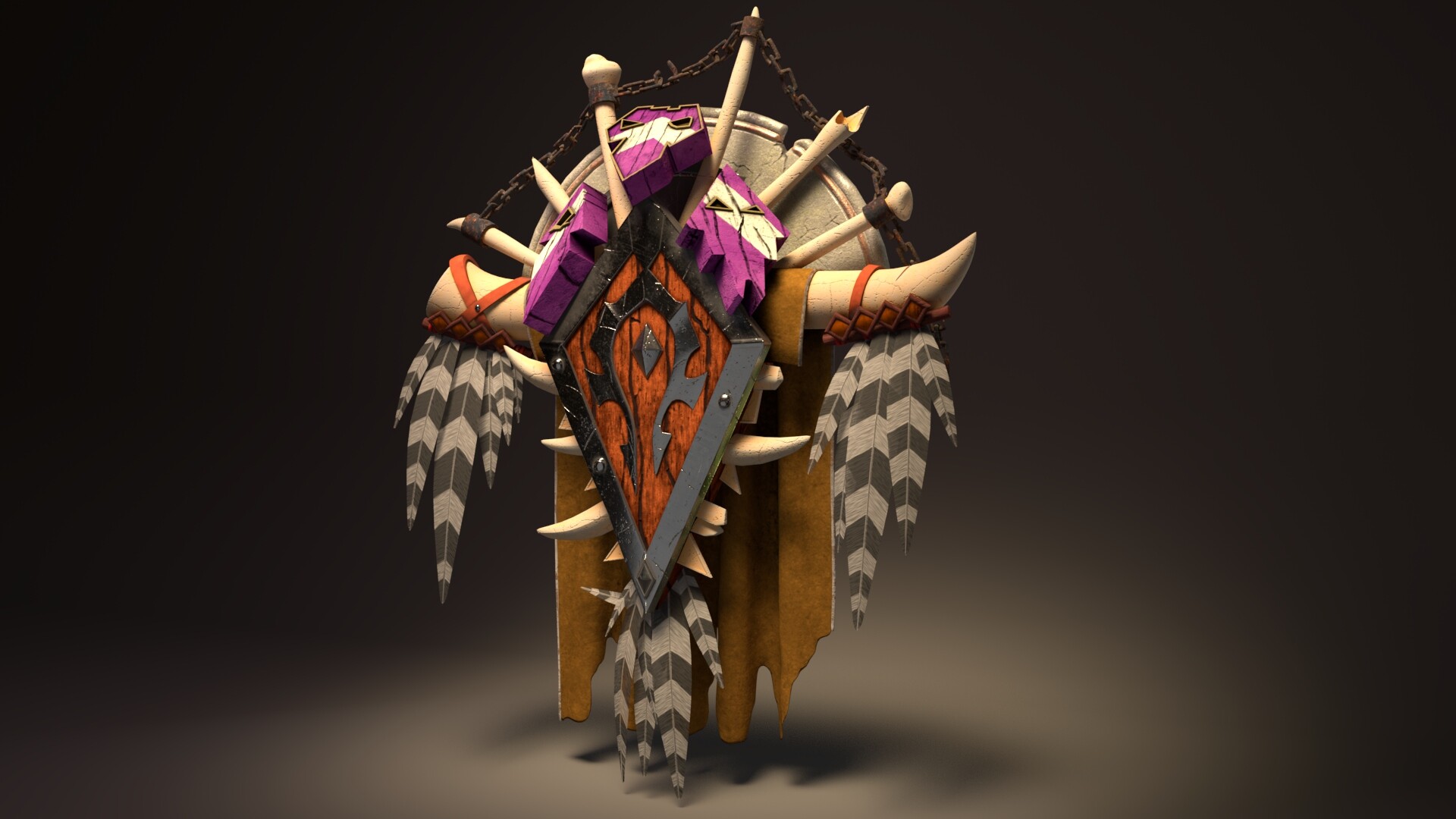 ArtStation - Warrior's Tribal Shield