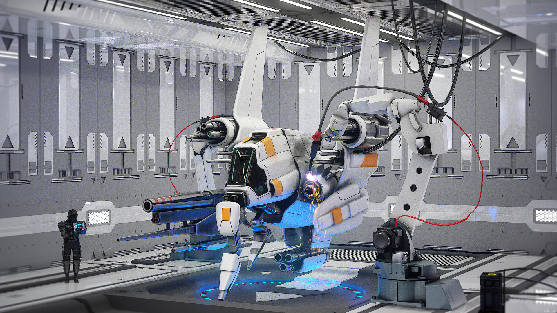 ArtStation - Imperial Hi-Tech Military Drone