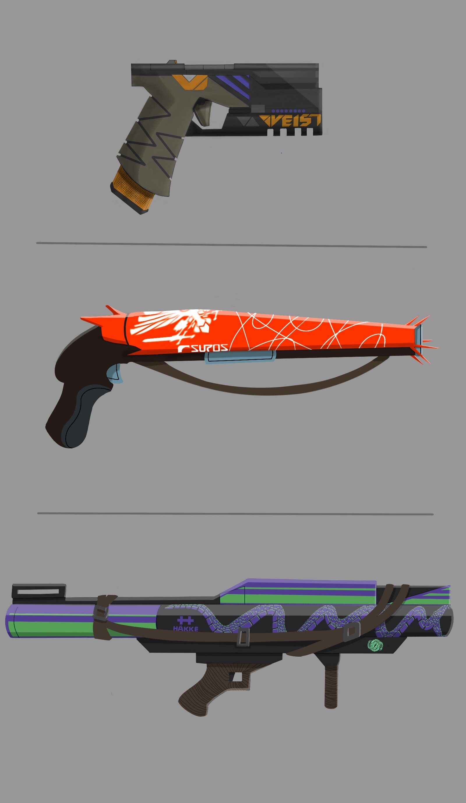 ArtStation - Ritual Weapons Concept