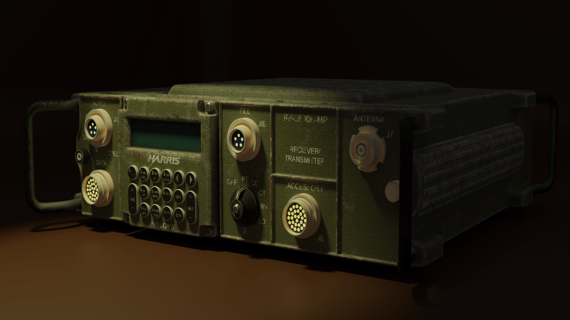 ArtStation - Harris military radio