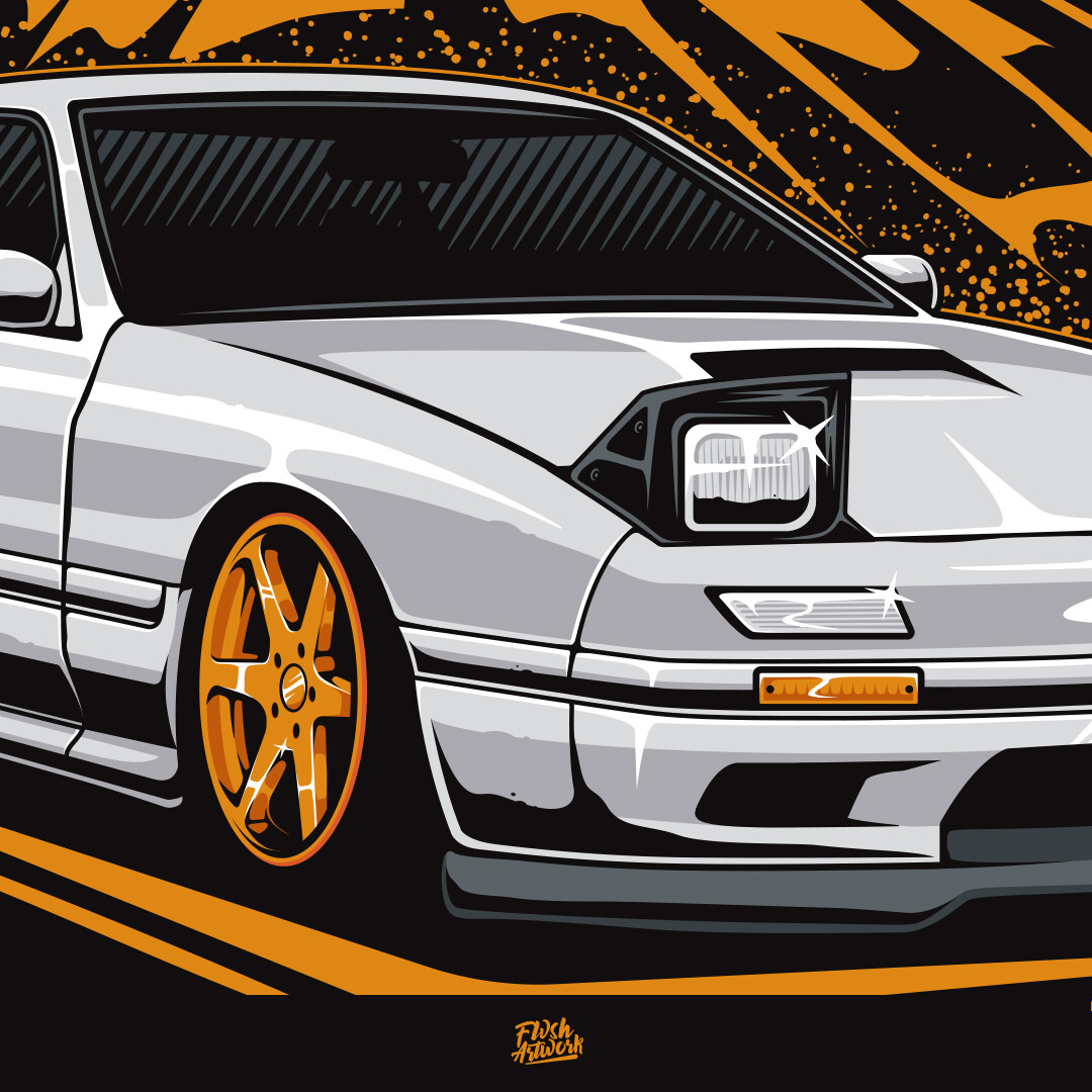 Flvsh Artwork - Initial D Artwork
