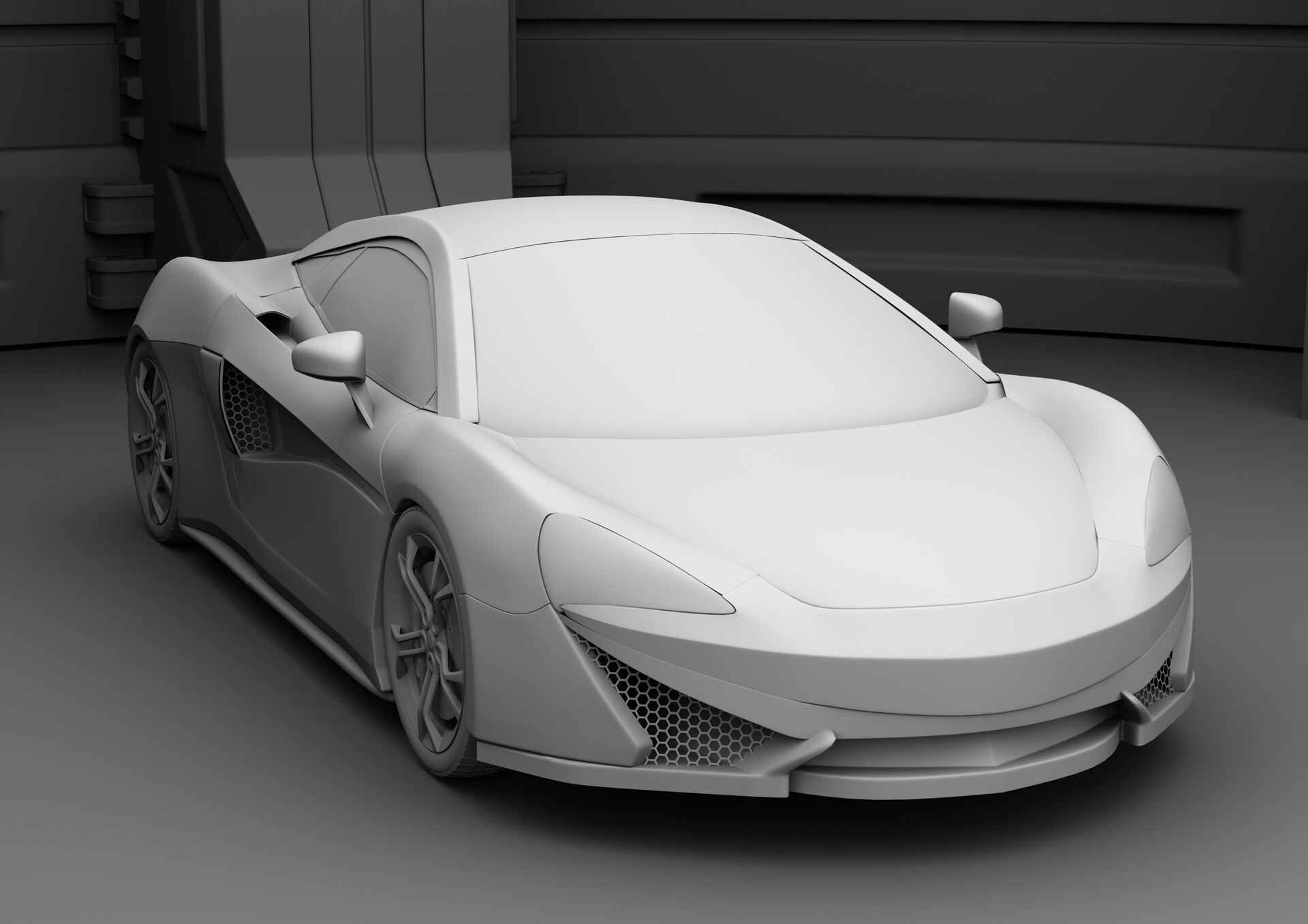 ArtStation - 3D CAR McLaren