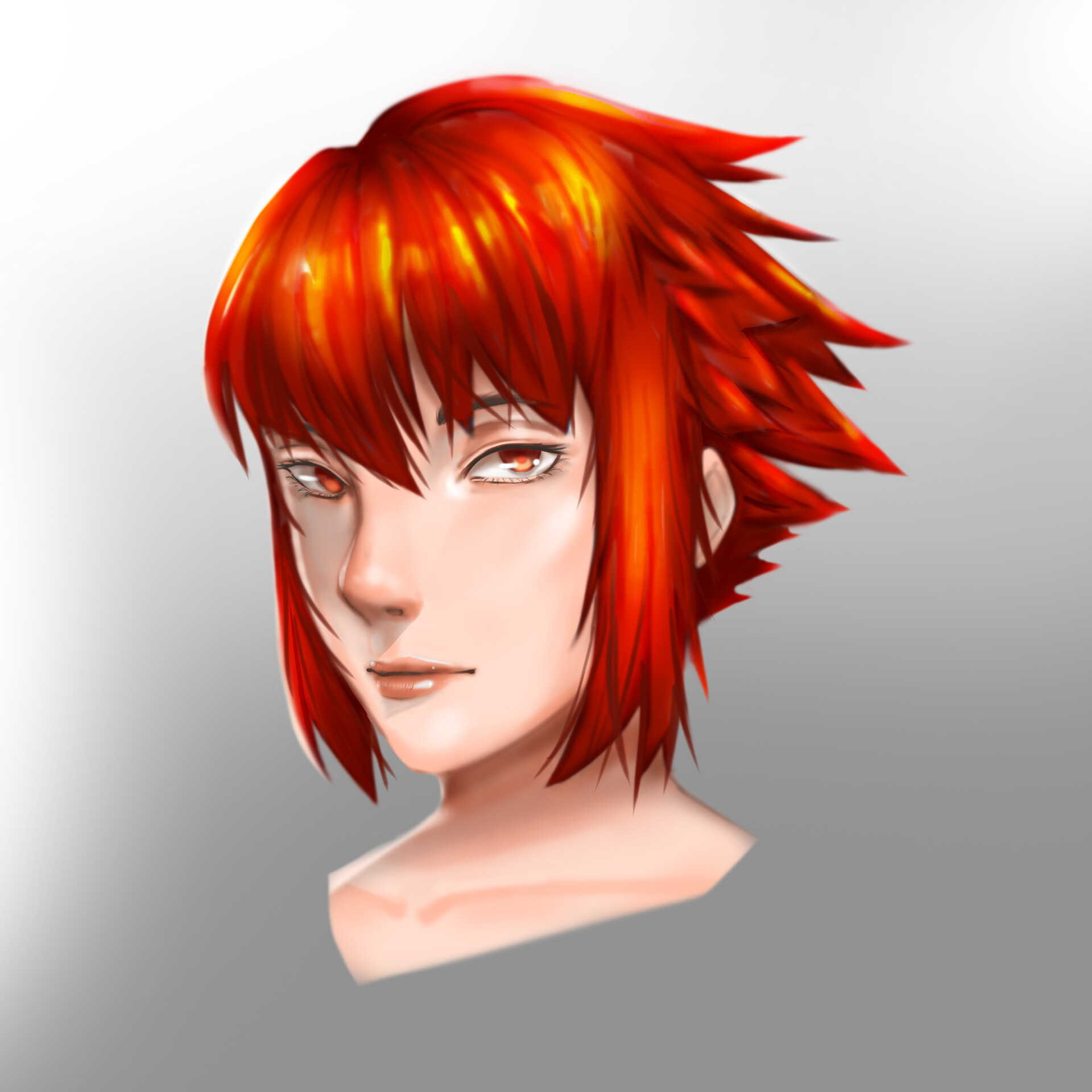 ArtStation - Red Hair