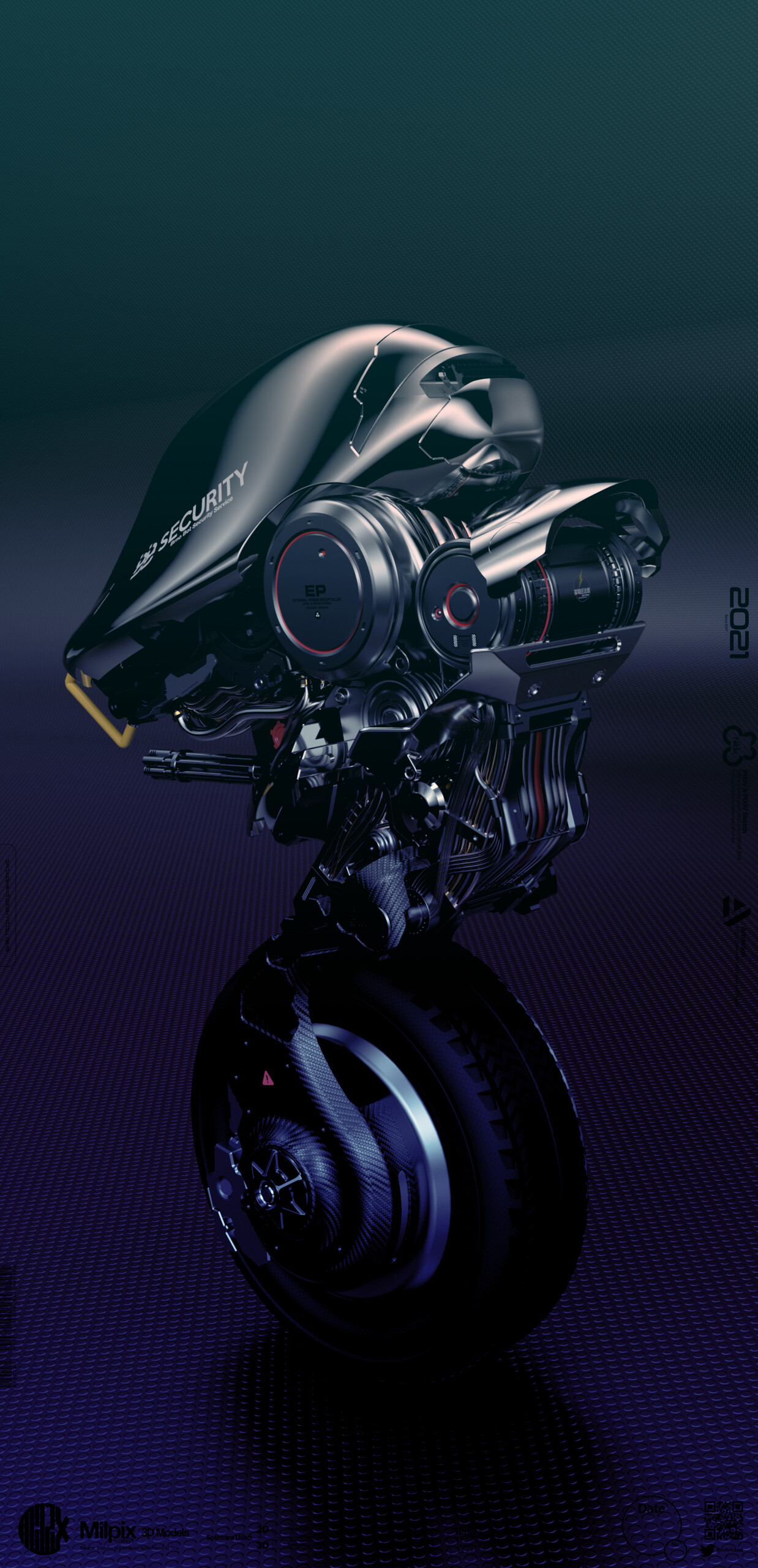 ArtStation - Security Drone Concept