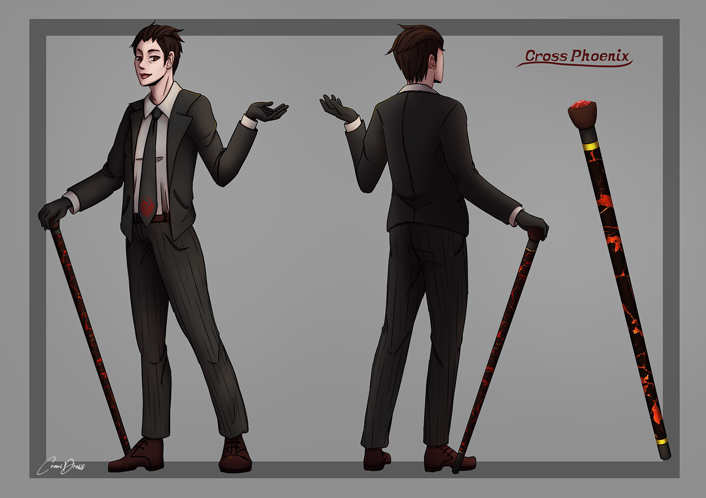 ArtStation - Cross Phoenix Character sheet