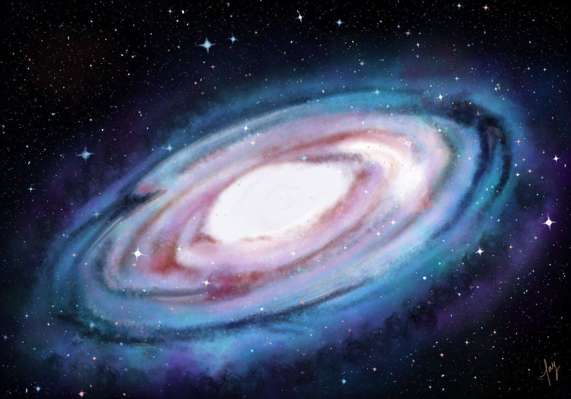 ArtStation - The Milky way Galaxy