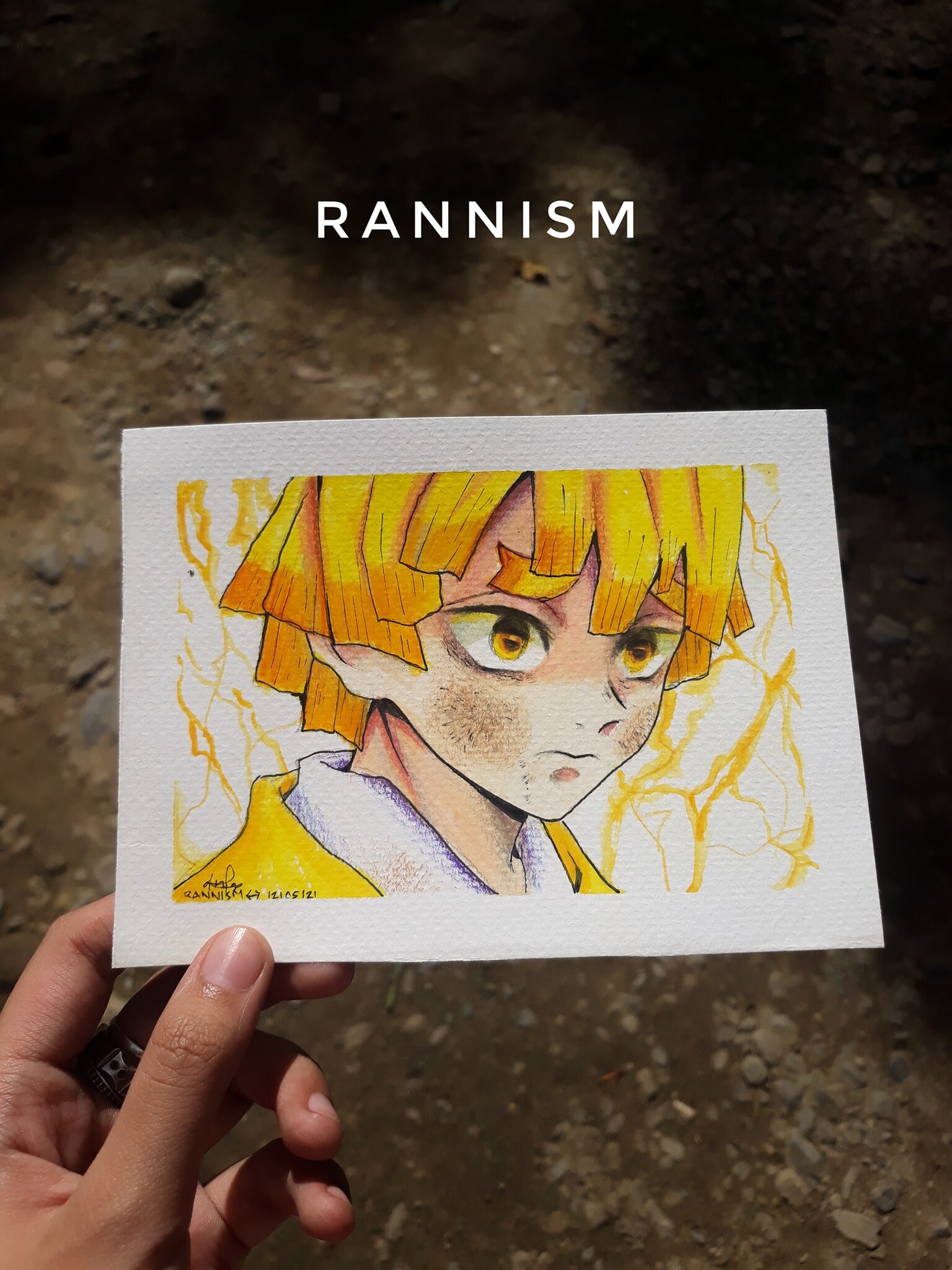 ArtStation - Zenitsu from Demon Slayer