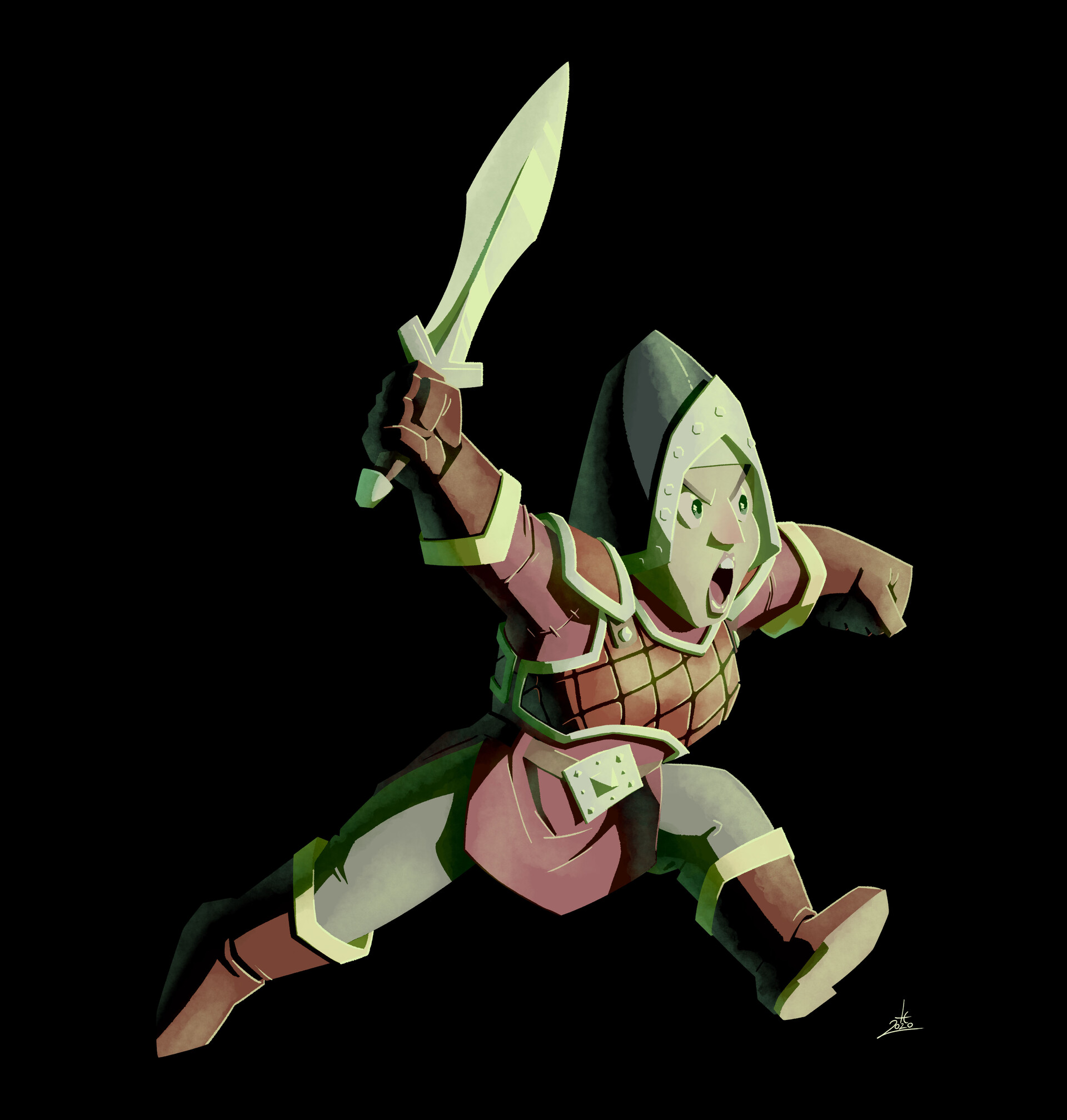 ArtStation - Fighter/Warrior 01