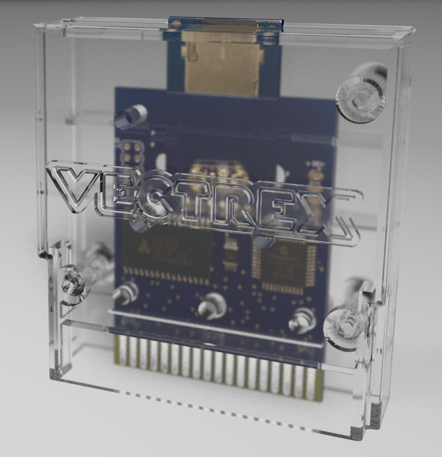 ArtStation - Vectrex cart 3d model and visualisation