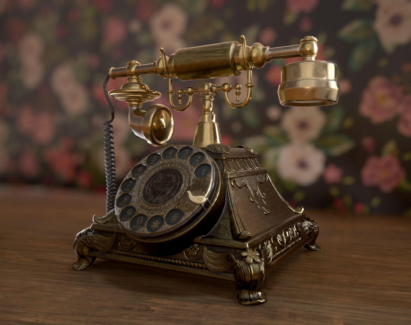 ArtStation - Vintage Phone