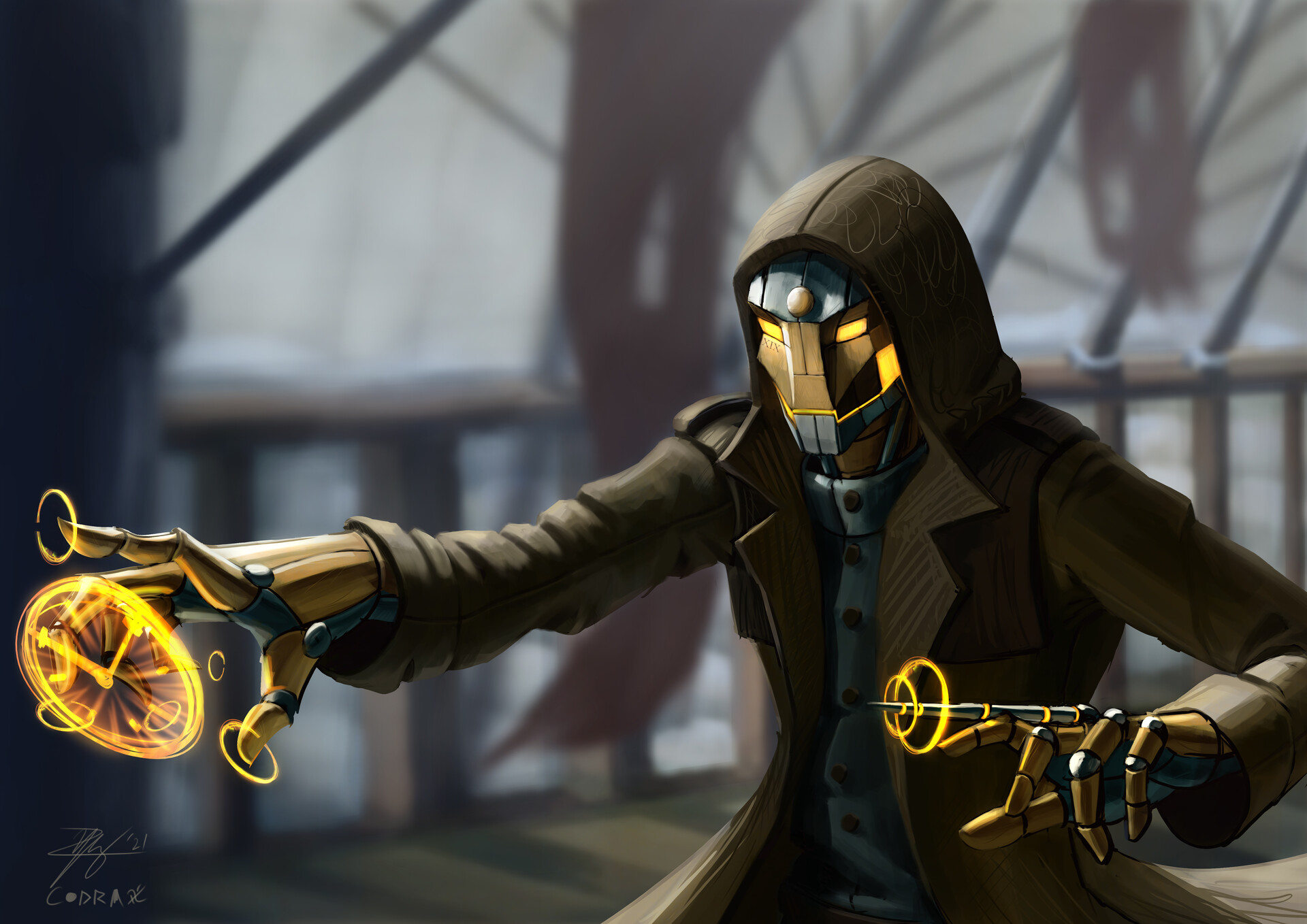 ArtStation - Clockwork-Soul Warforged Sorcerer