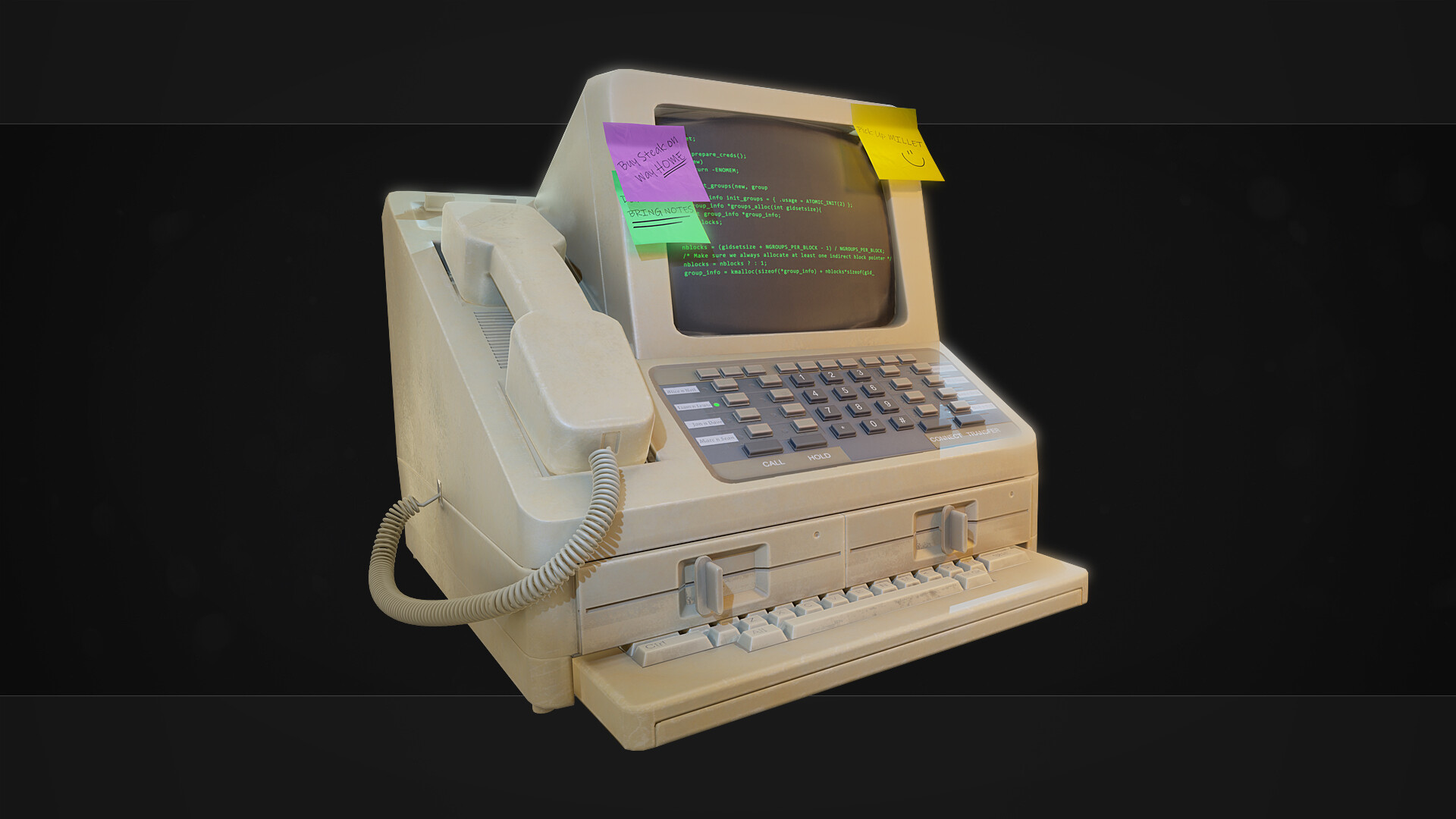 ArtStation - Rolm Cedar computer terminal
