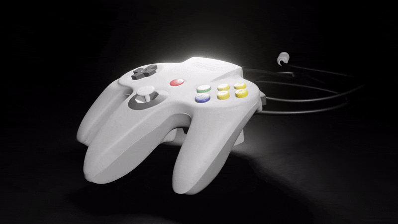 nintendo 64 controller wallpaper