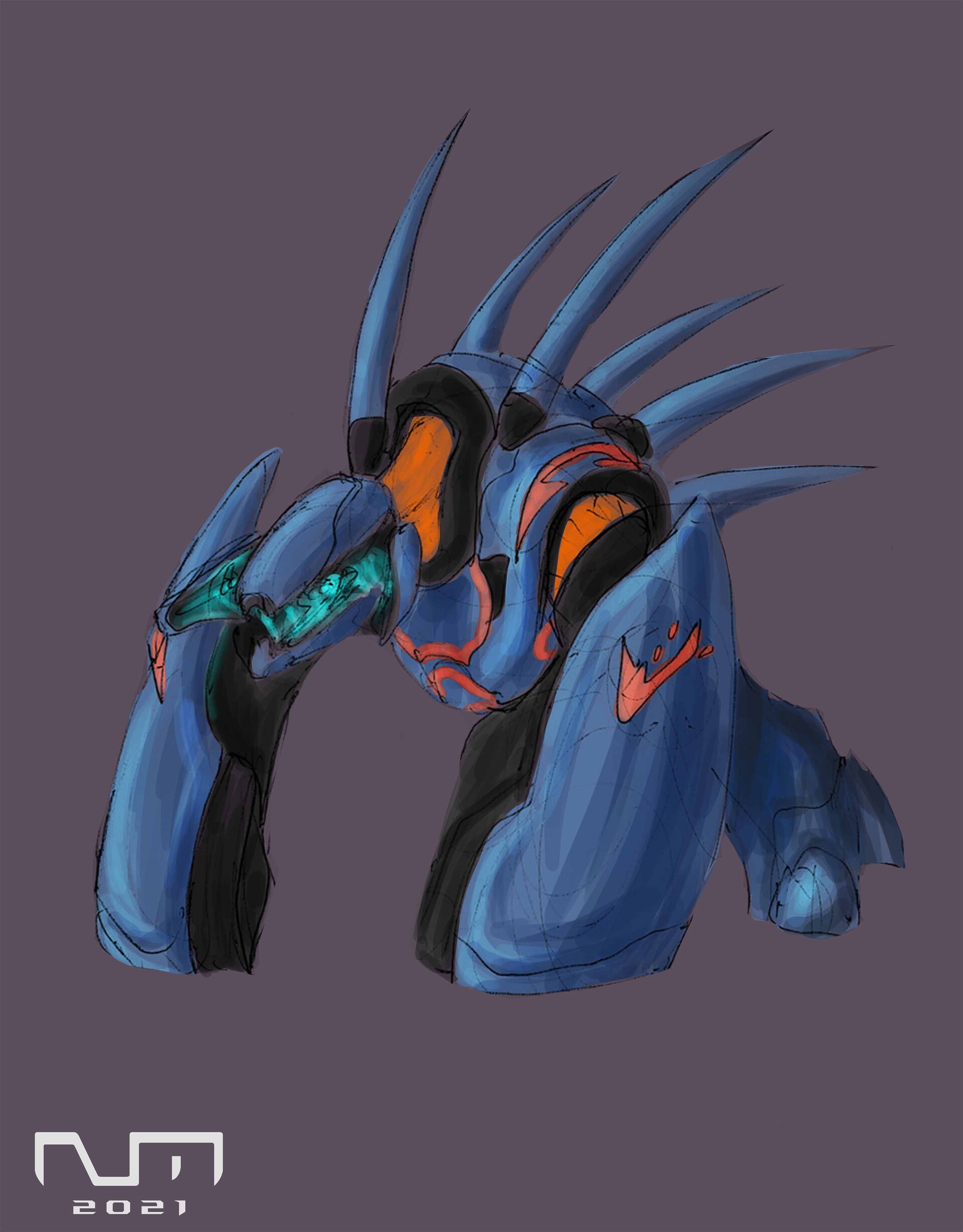 Shinano Miyazawa - Hybrid/Universe Cross Over Concept Art