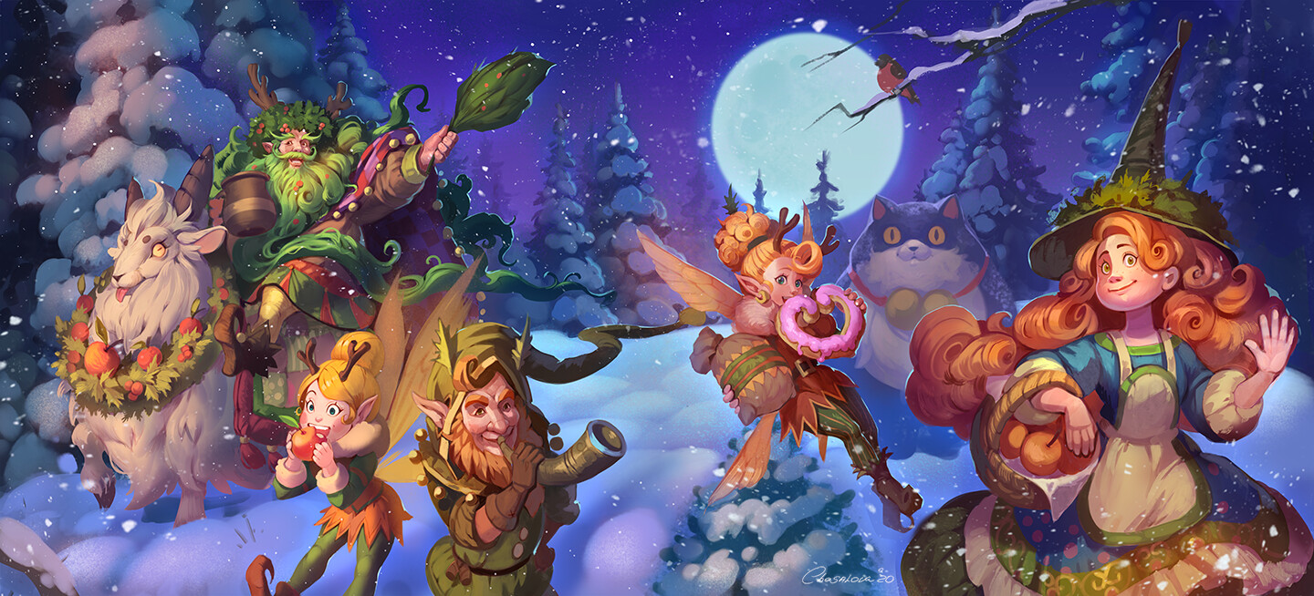 ArtStation - Happy Yule!