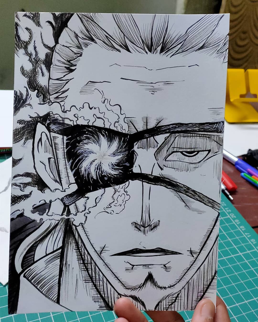 ArtStation - Captain Leonard burns from fire force