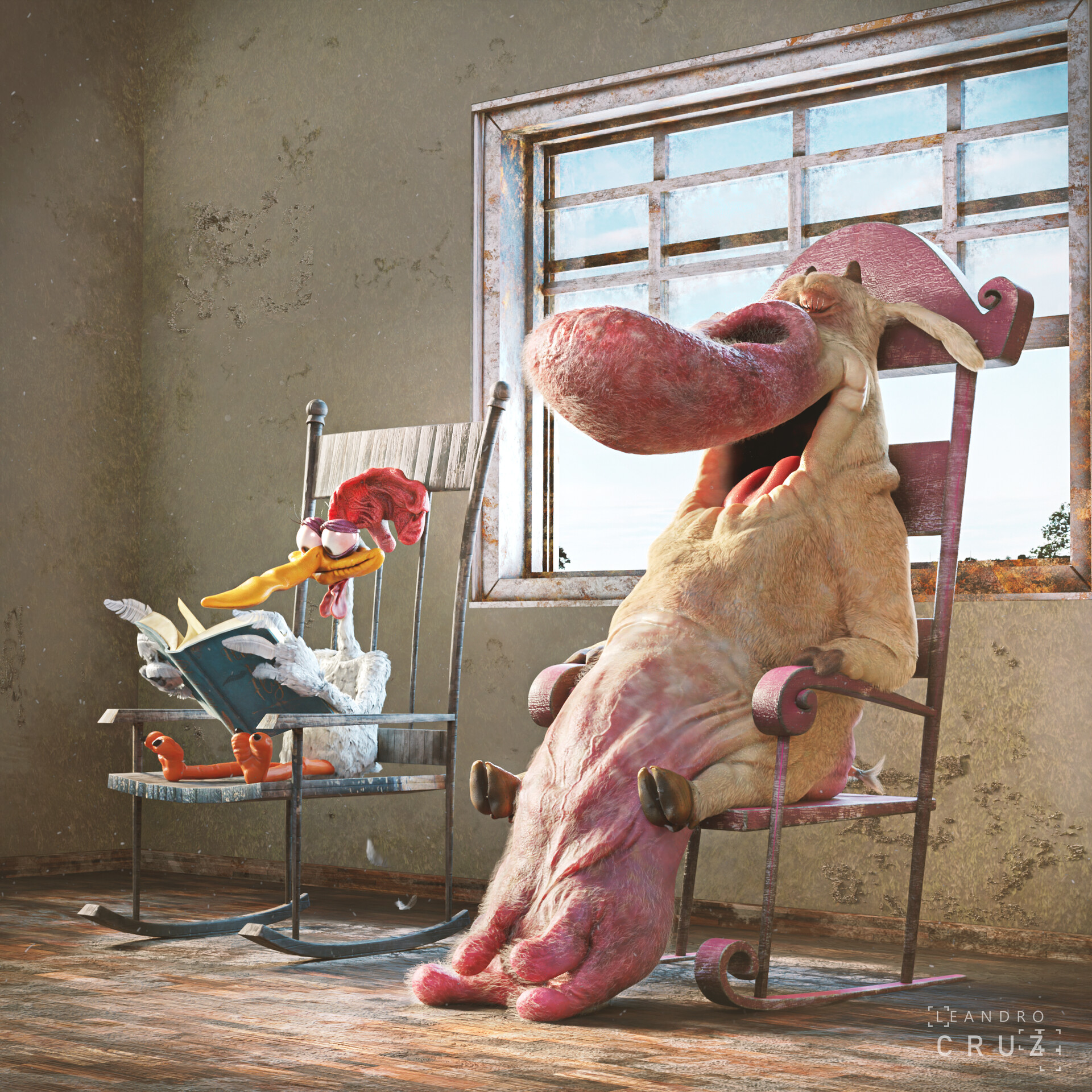 Cow And Chicken Vore