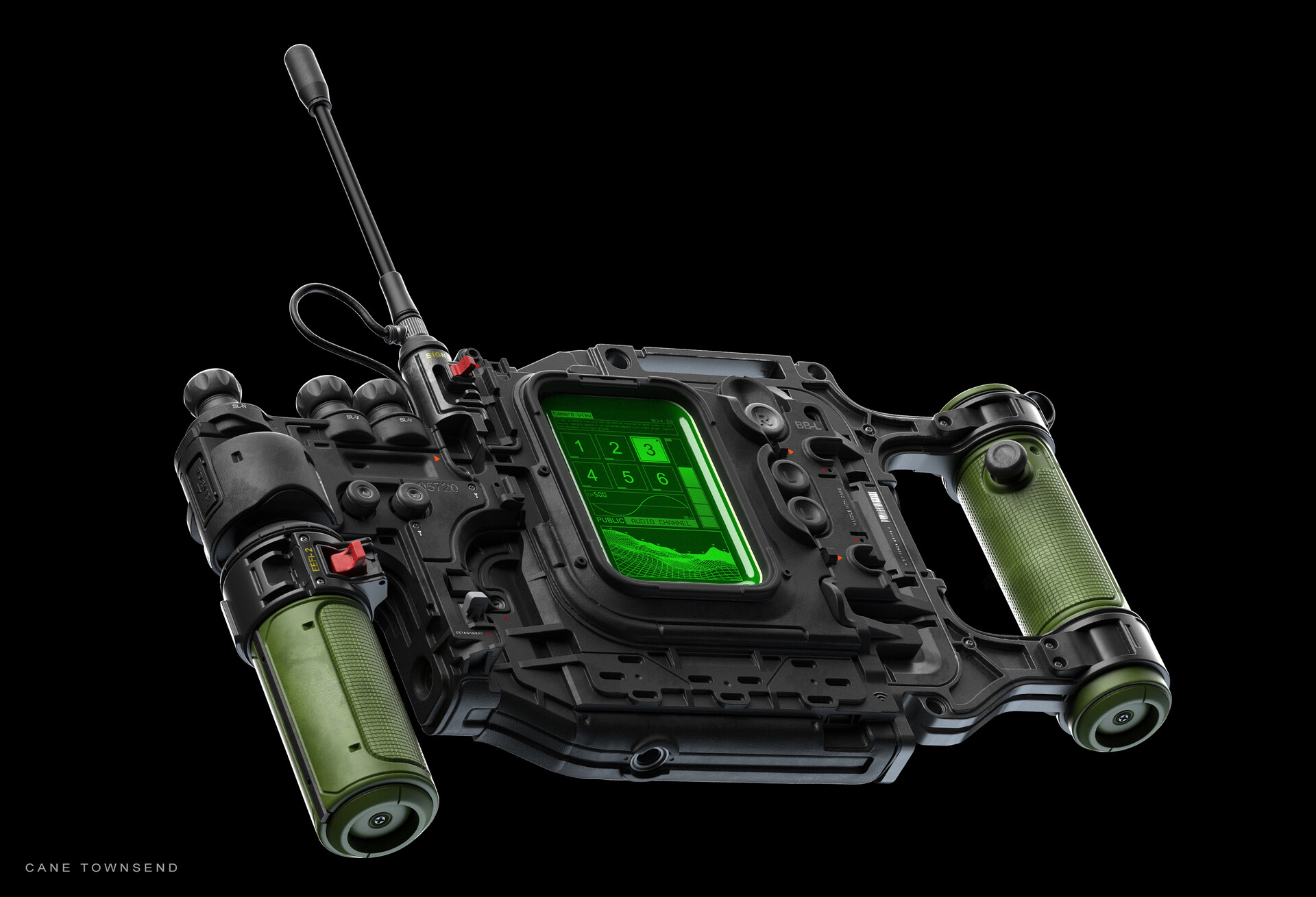 Cane T - BB-L Communication and control device. (Radio)