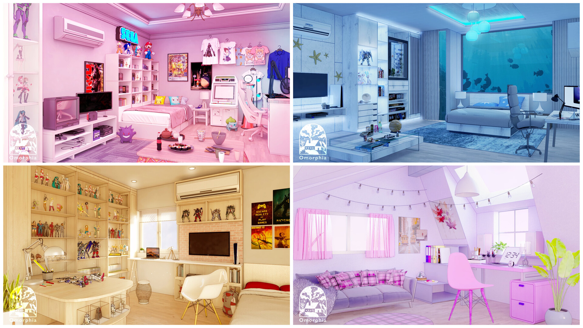 ArtStation - Bedroom Personalities