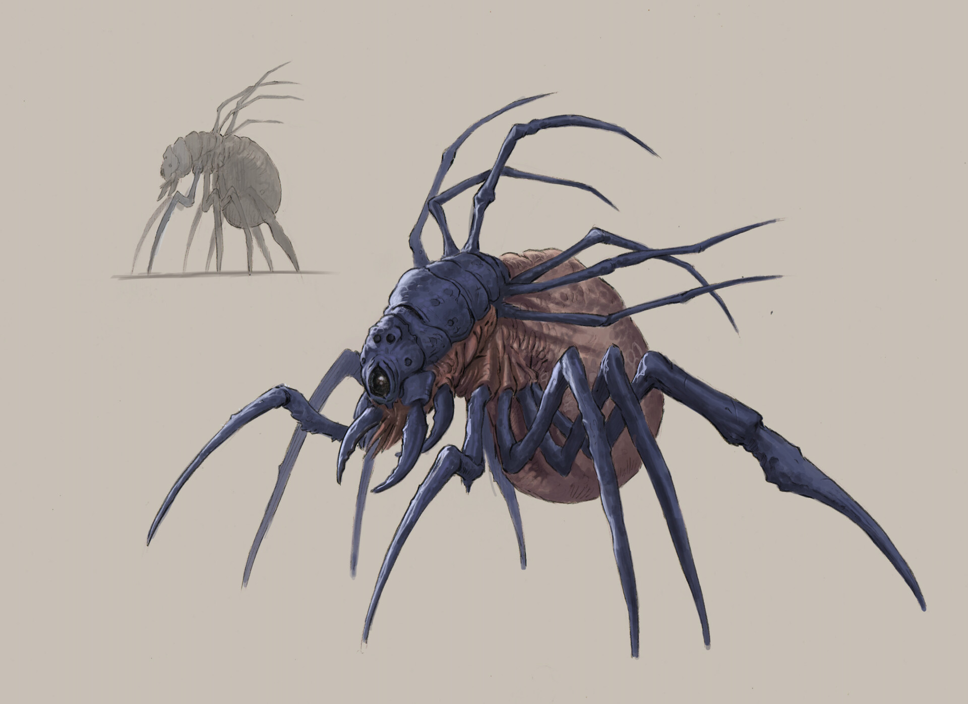ArtStation - Alien Spider Creature
