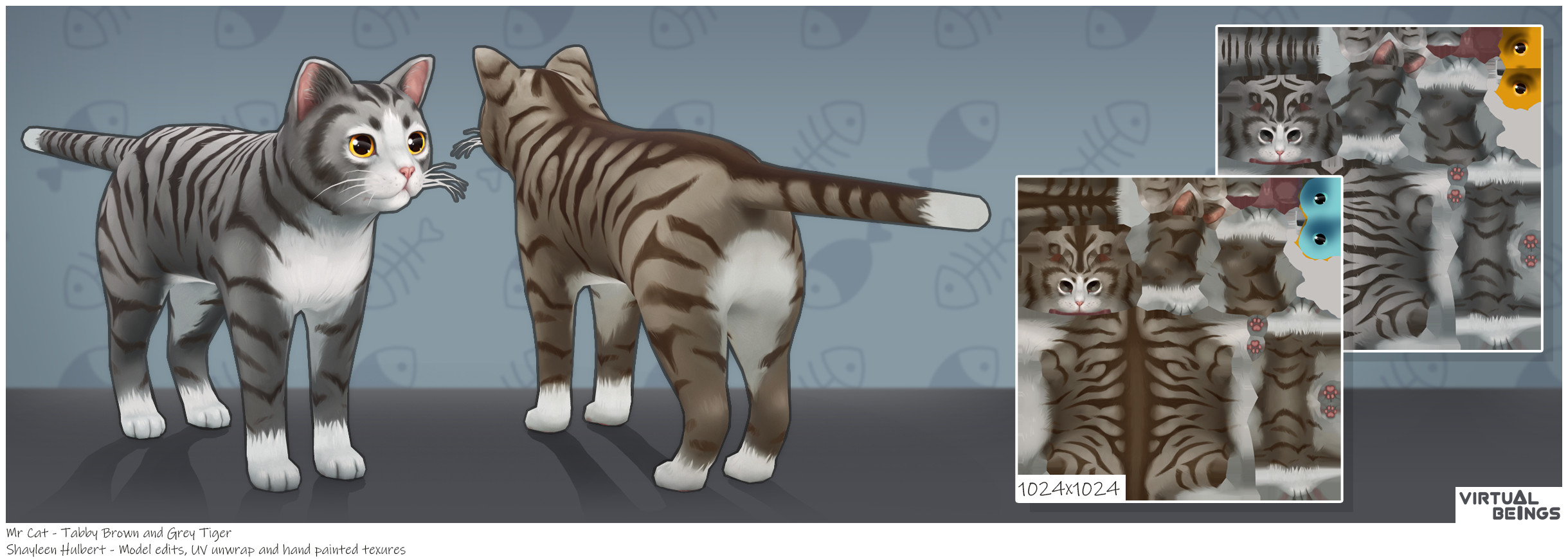 ShayleenHulbertArt - Mr Cat - Virtual Beings