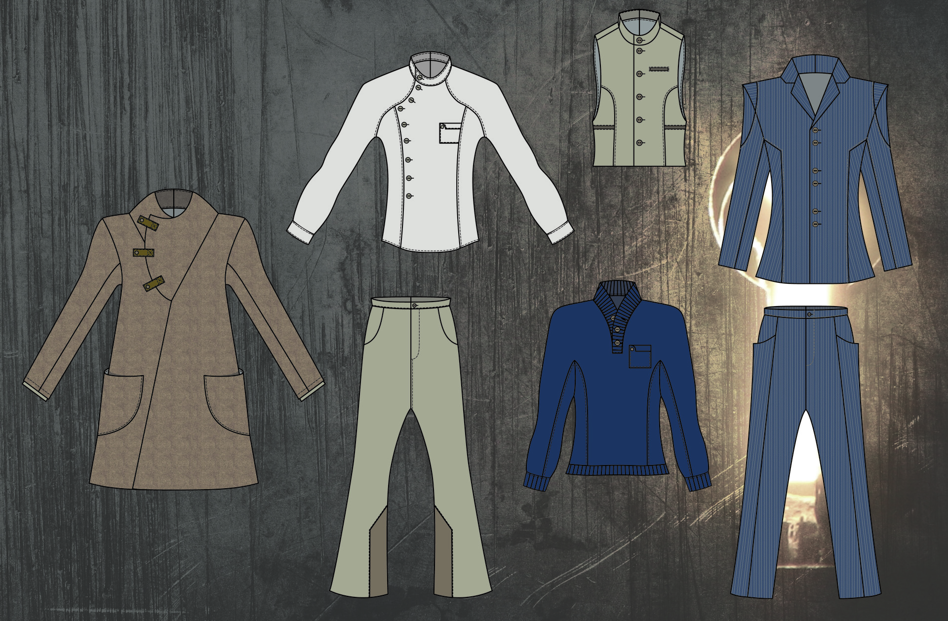 ArtStation - Fashion design Class Work