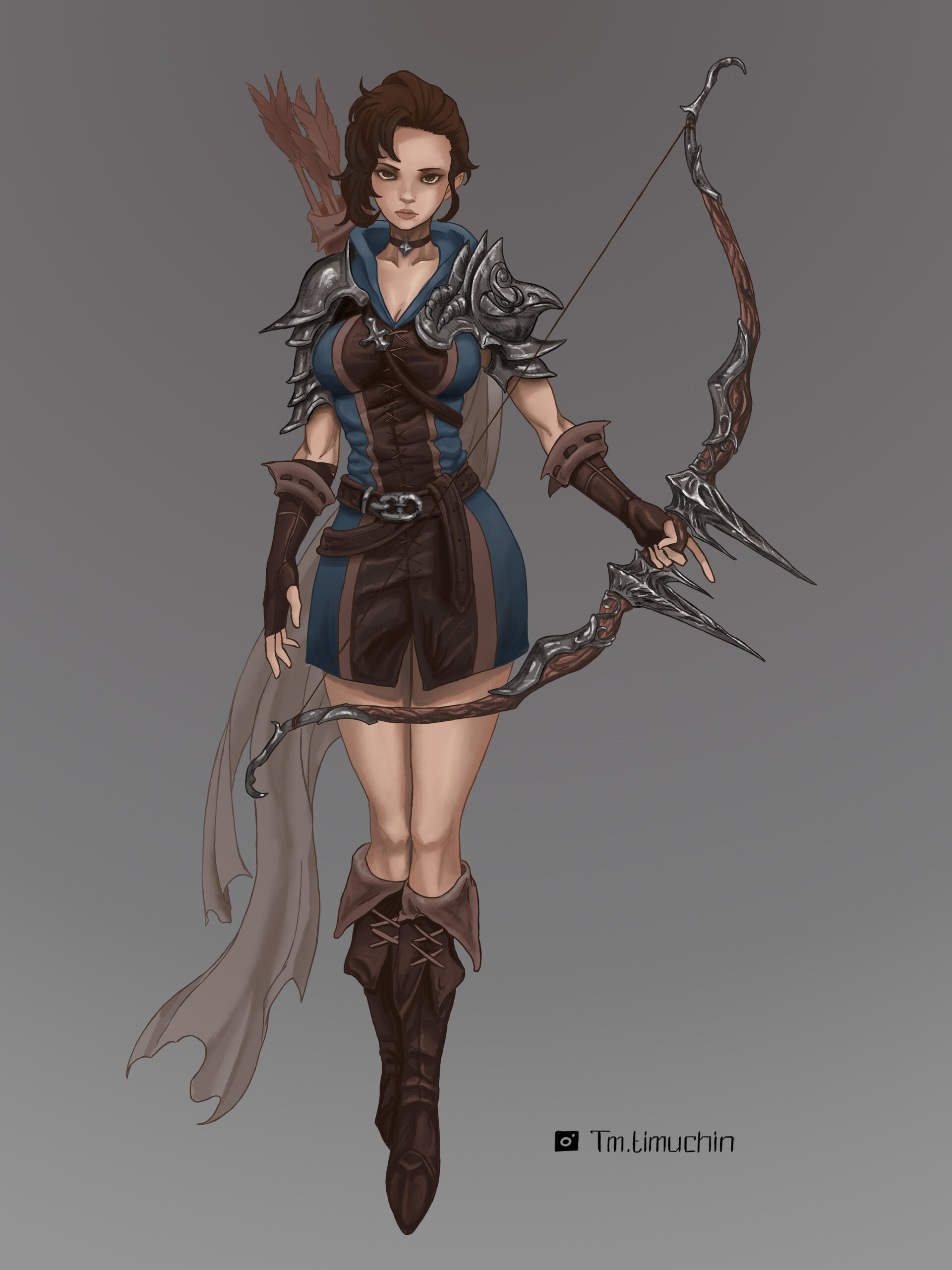 ArtStation - Test character 2 - Elf Archer