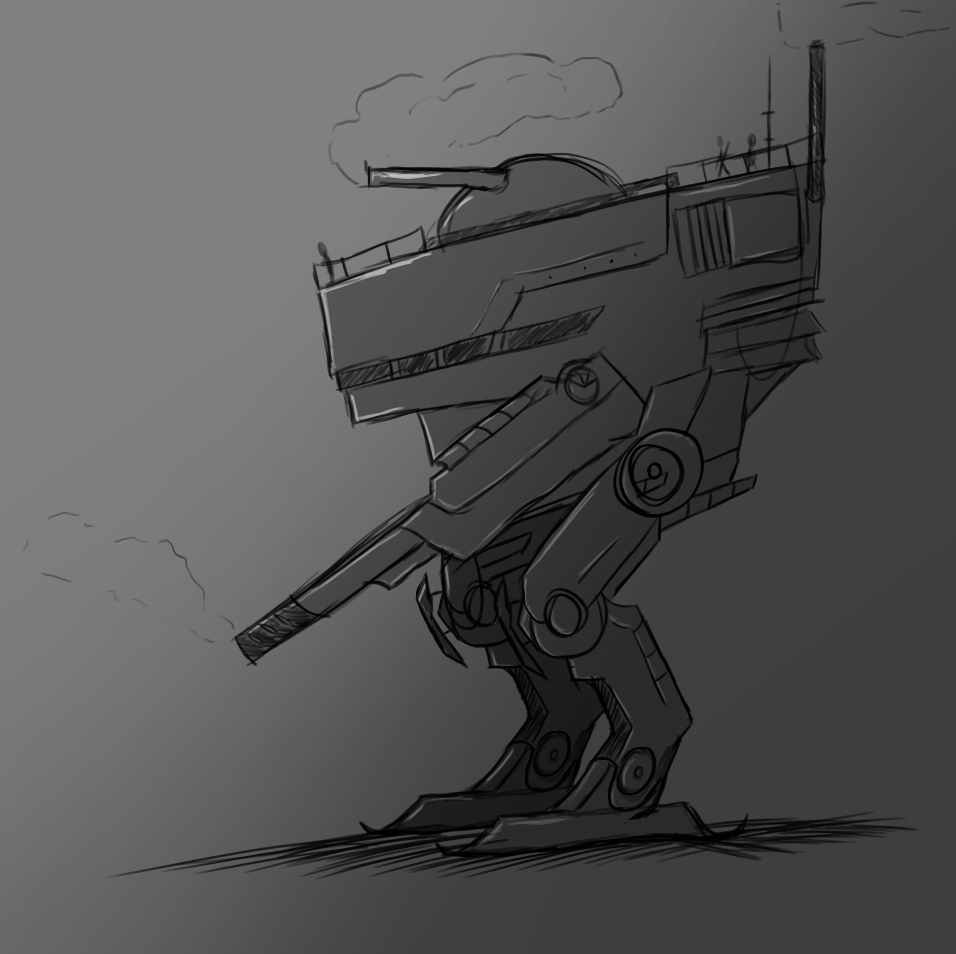 ArtStation - Mech concept #1