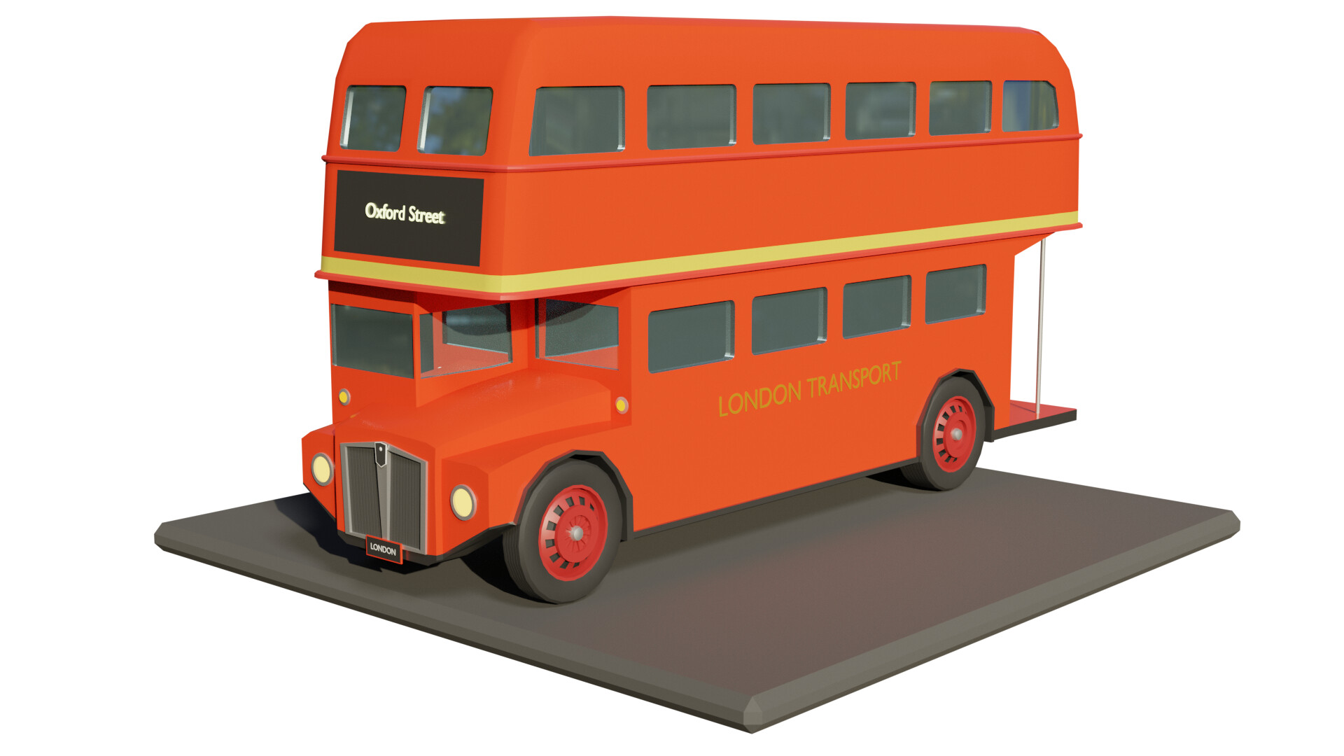 ArtStation - Old London Bus