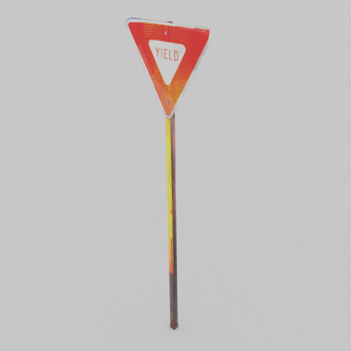 ArtStation - Yield Sign