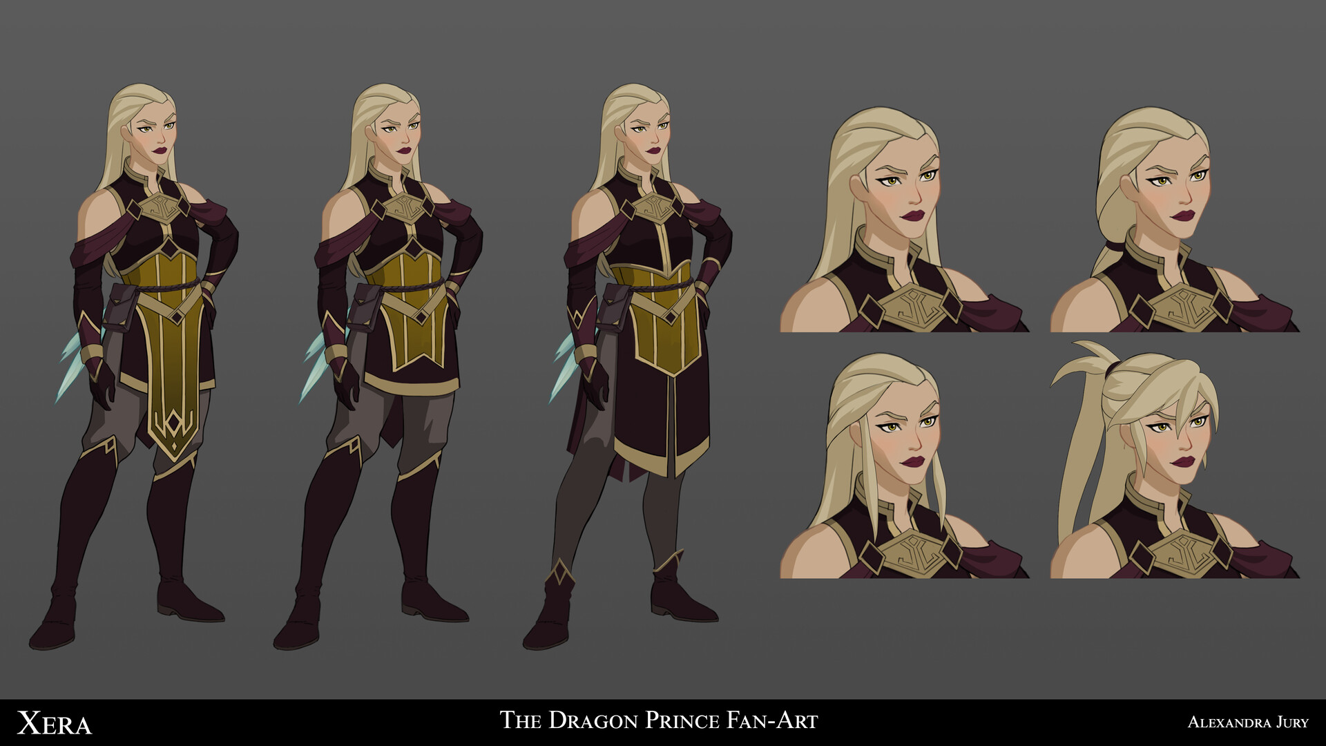 Alexandra Jury - The Dragon Prince Art Test (Fan-Art)
