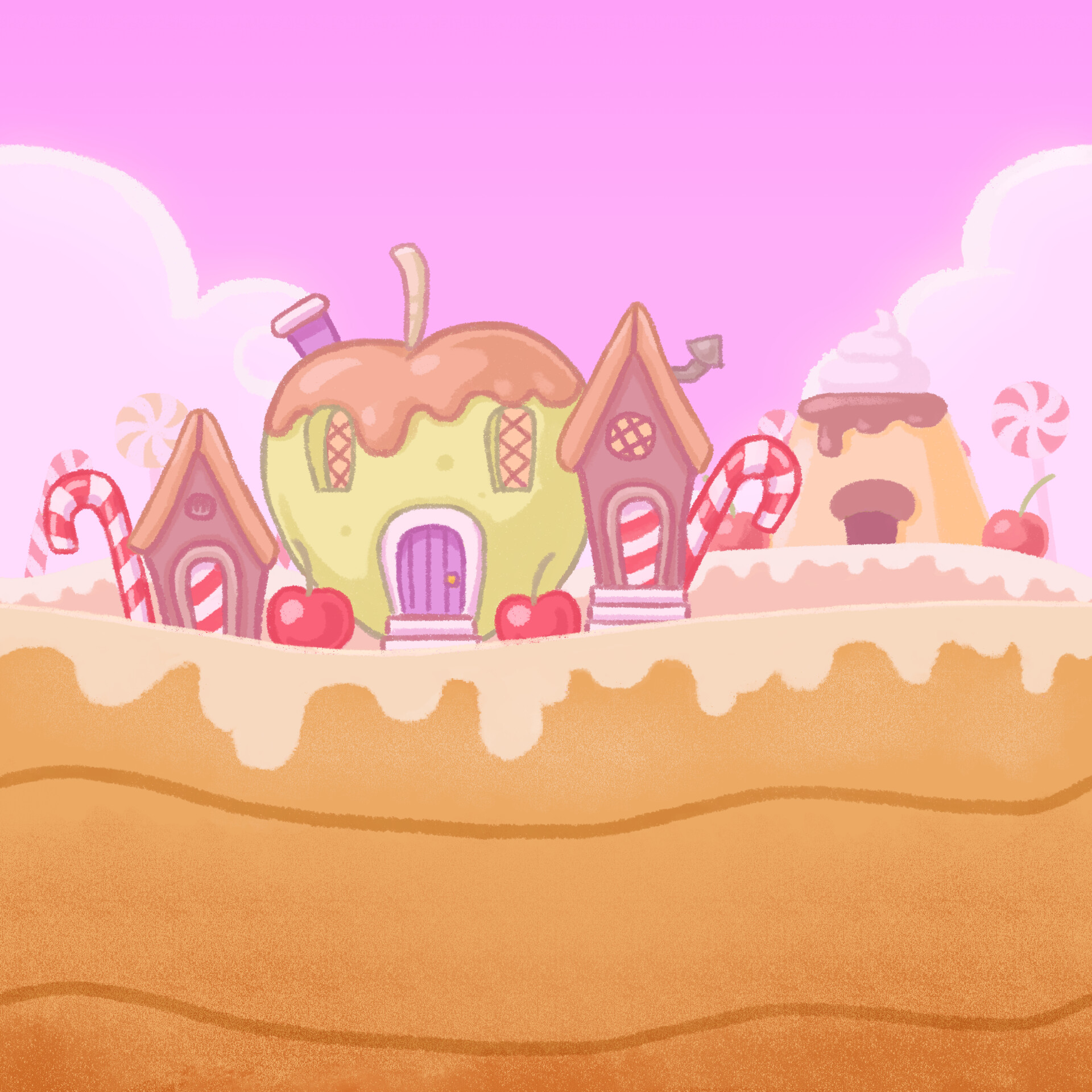 ArtStation - Drawn to Life: Two Realms - Candyland