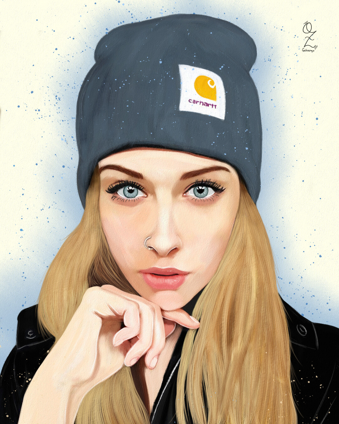 ArtStation - Emily Erickson Oz Galeano Portrait Drawing