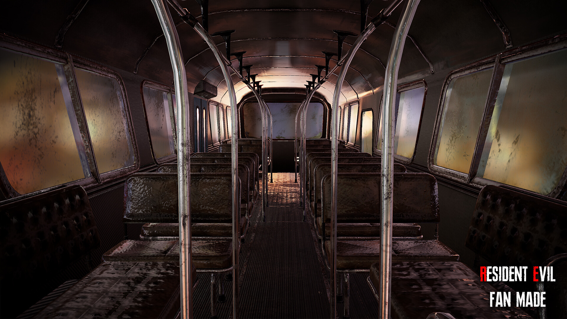 Tomato Pixels - Resident Evil 2 bus model