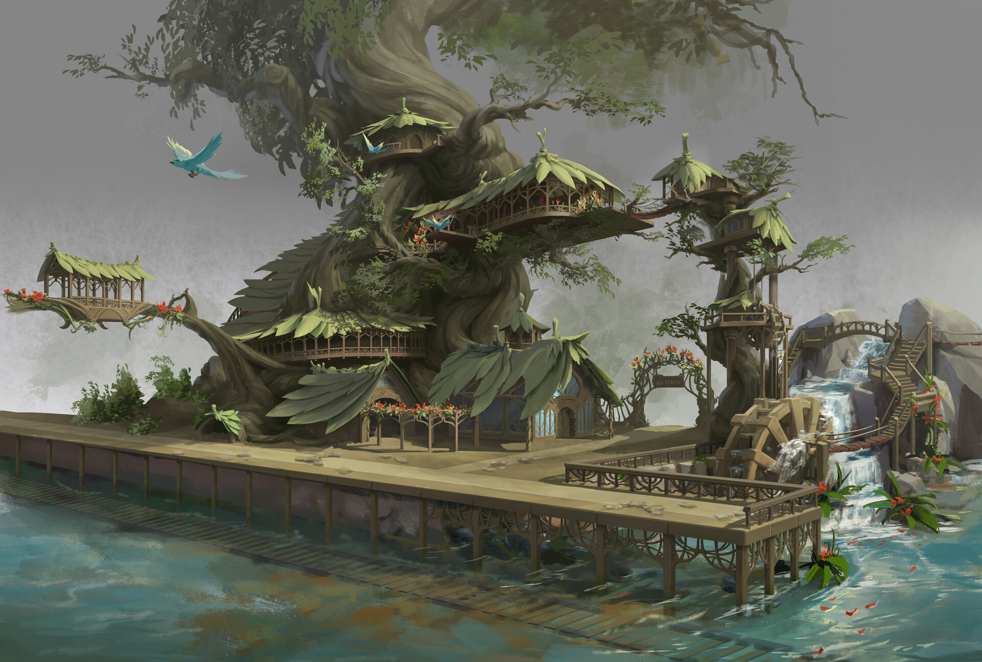 ArtStation - Forest Station