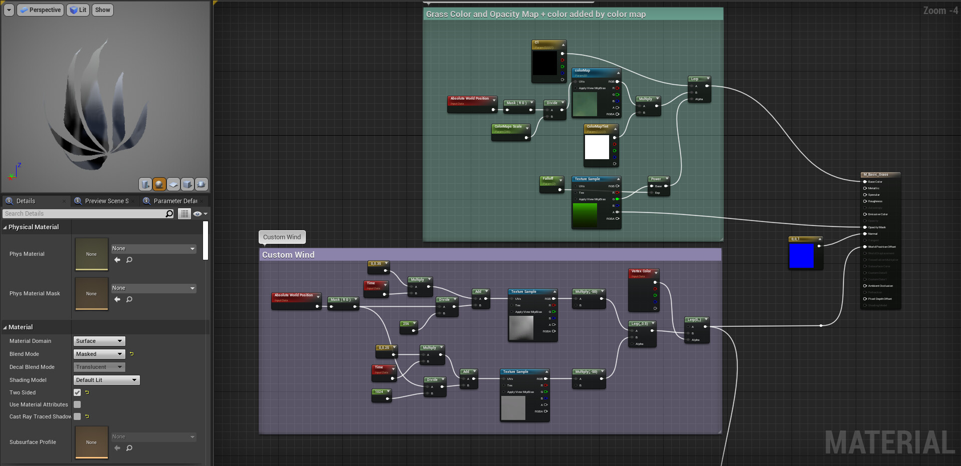 Logan Duffy - Procedural Stylized Landscape + Grass Breakdown