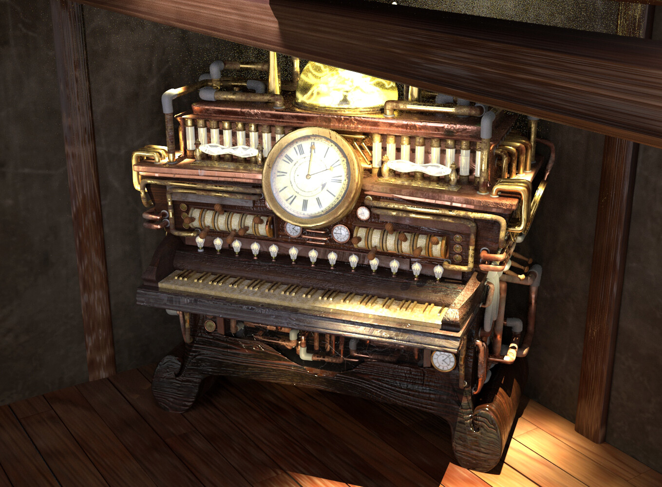 ArtStation - Time traveling Piano
