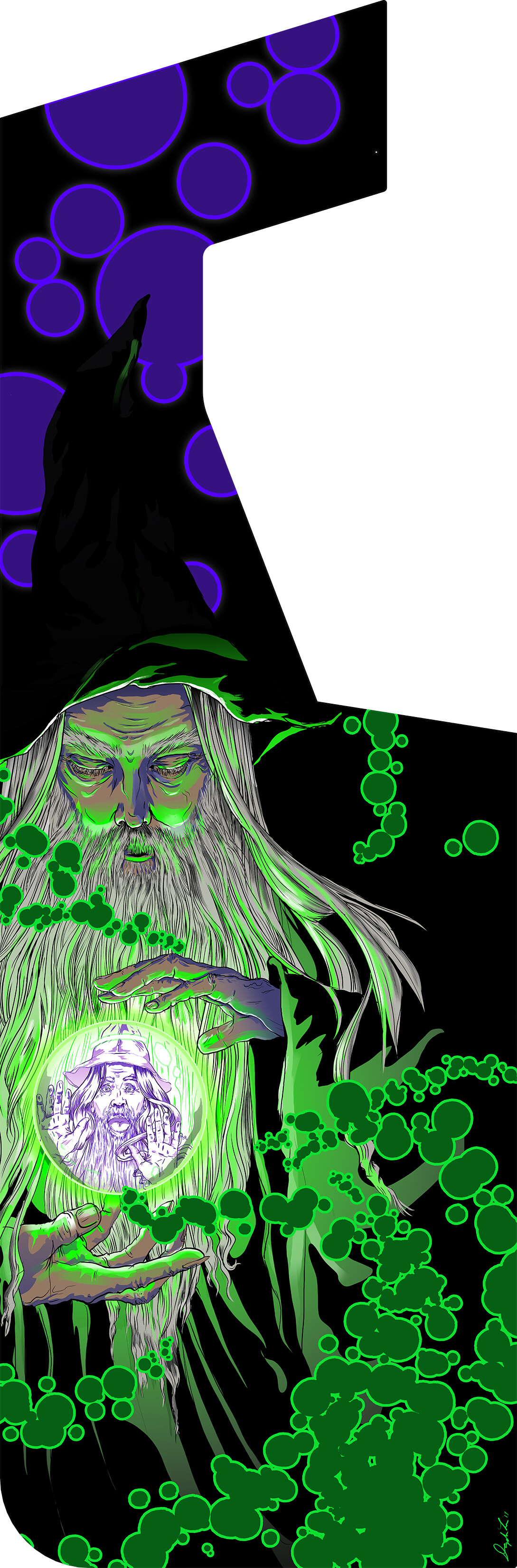 ArtStation - DeathBall Wizard Arcade Cabinet