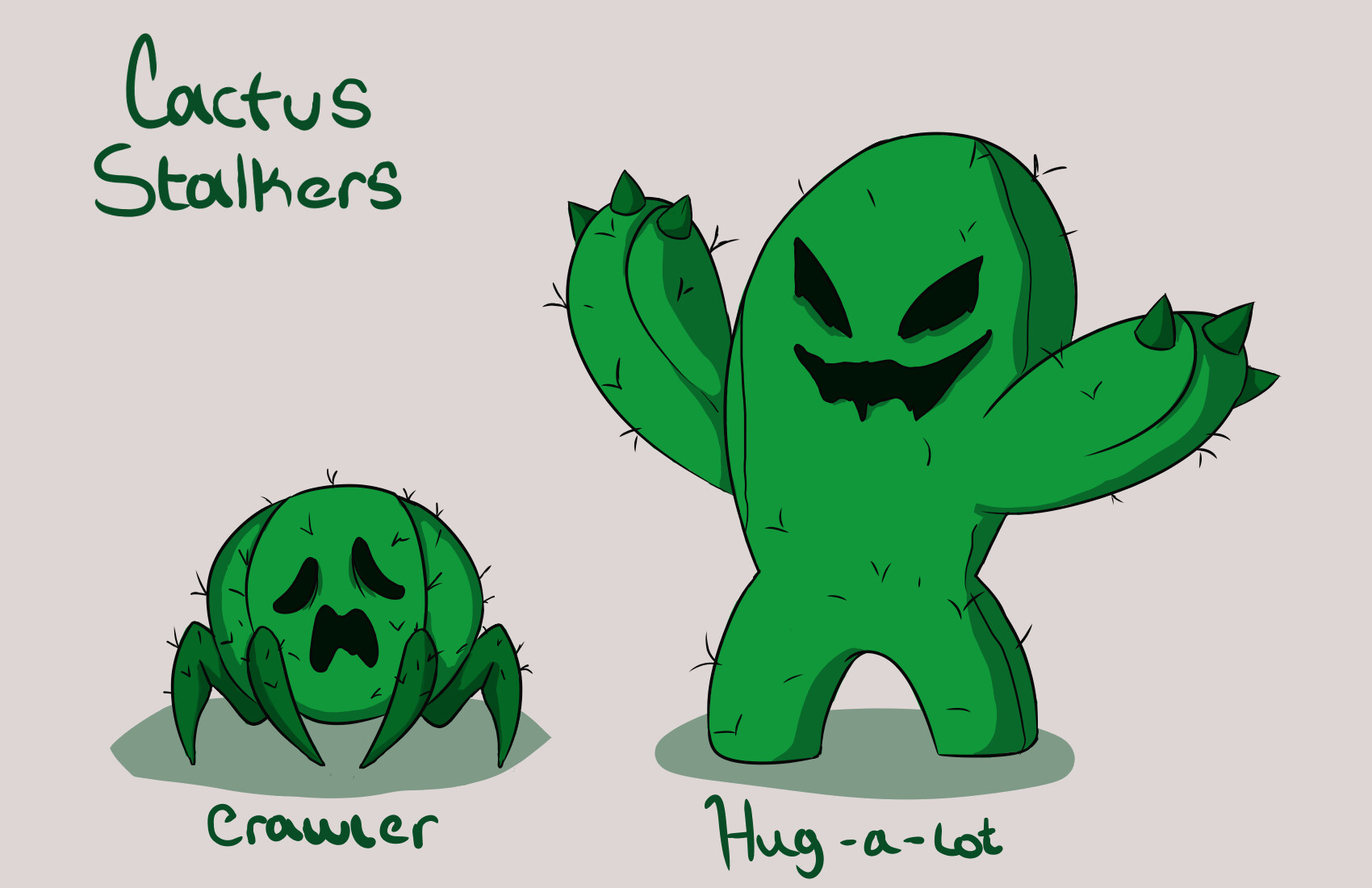 ArtStation - Cactus Stalker Concept Art