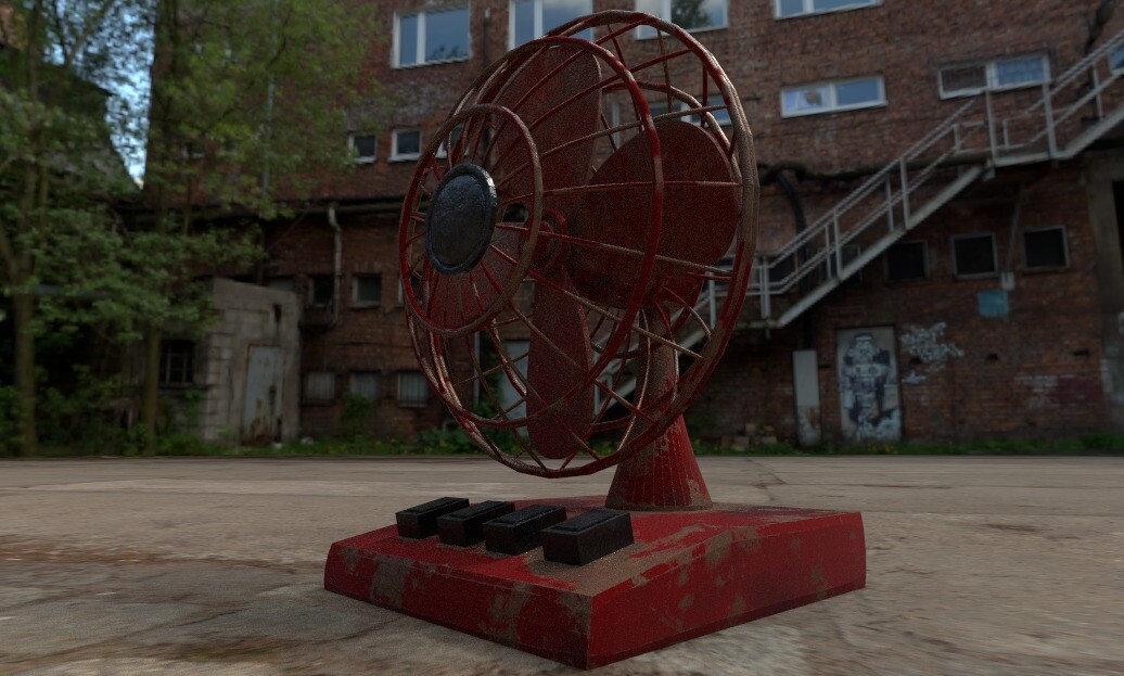 ArtStation - Table Fan