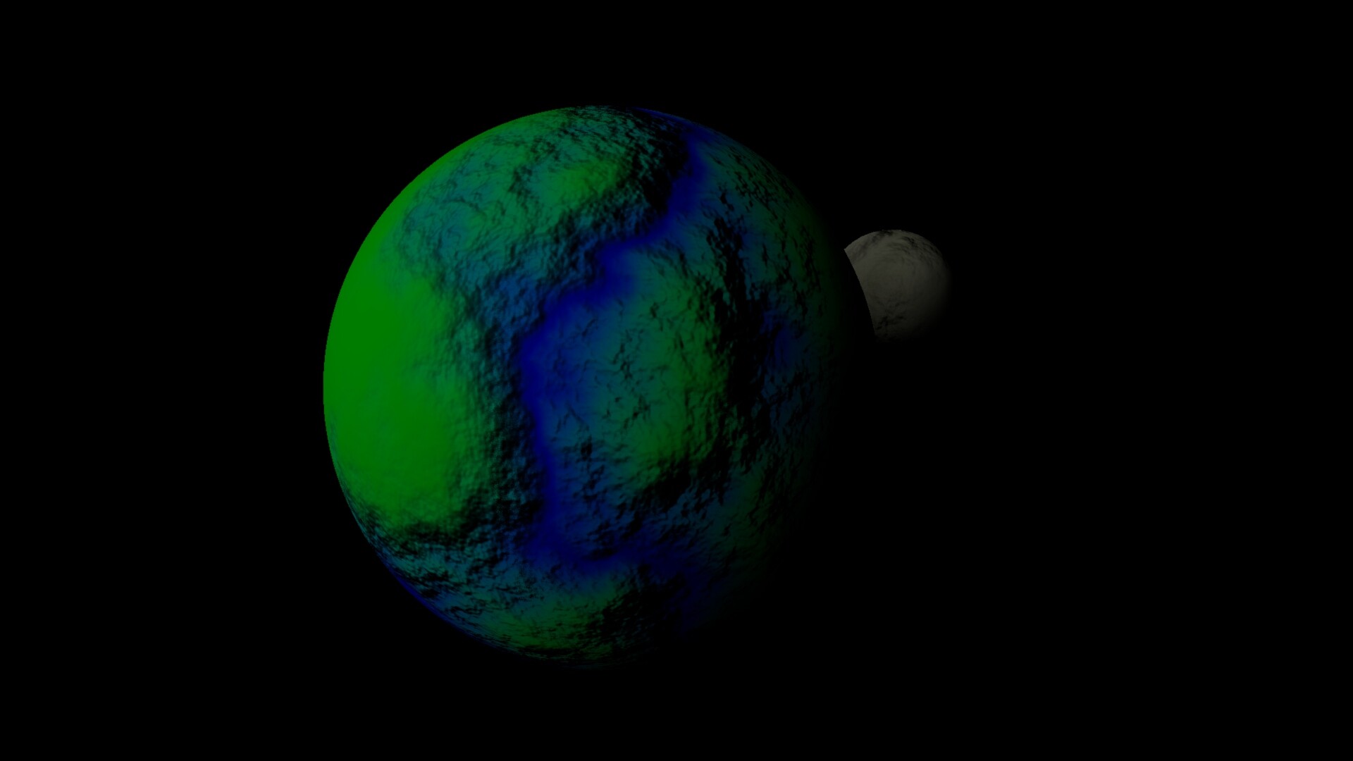 ArtStation - Earth & Moon