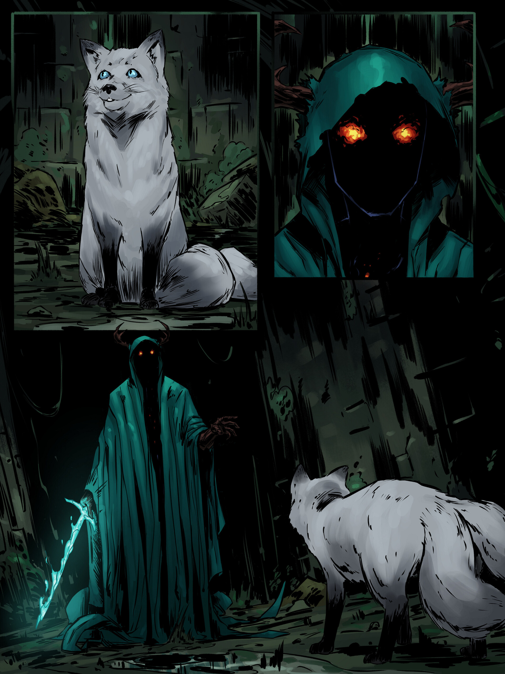 ArtStation - The Wild Hunt: Chapter 9 - Pages 1-5