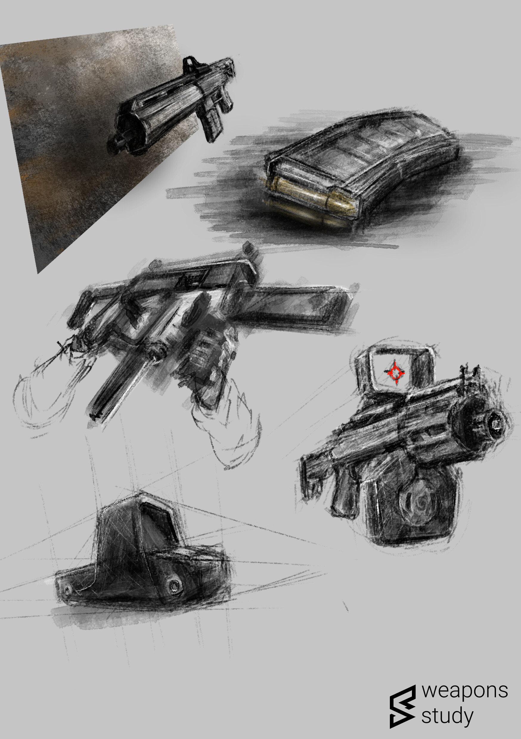 ArtStation - Weapons Study