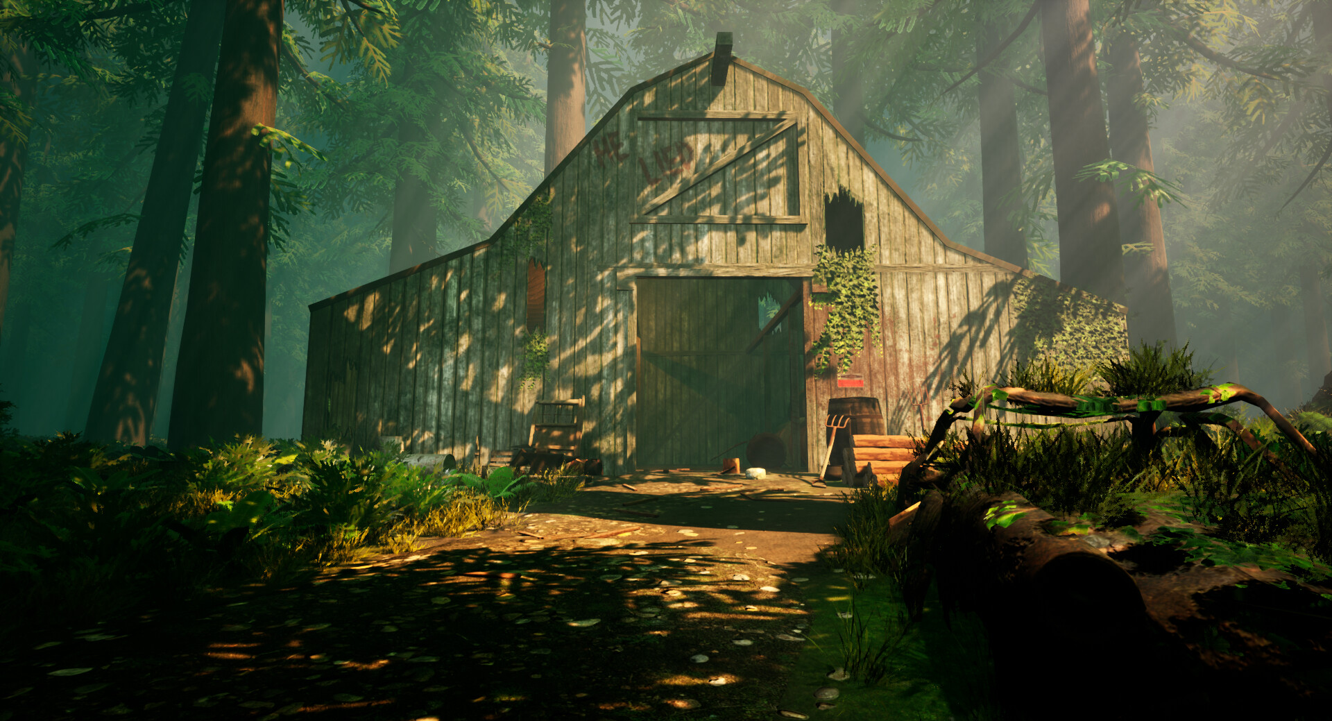 Ayushman Dwivedi - Abandoned Barn in Jungle || Unreal engine 4