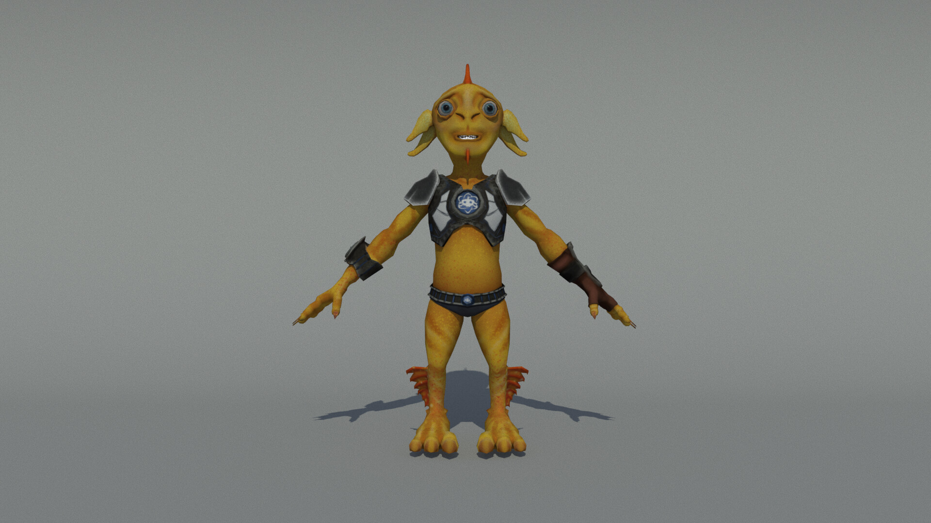 ArtStation - Alien Game Character, Modeling and Texturing